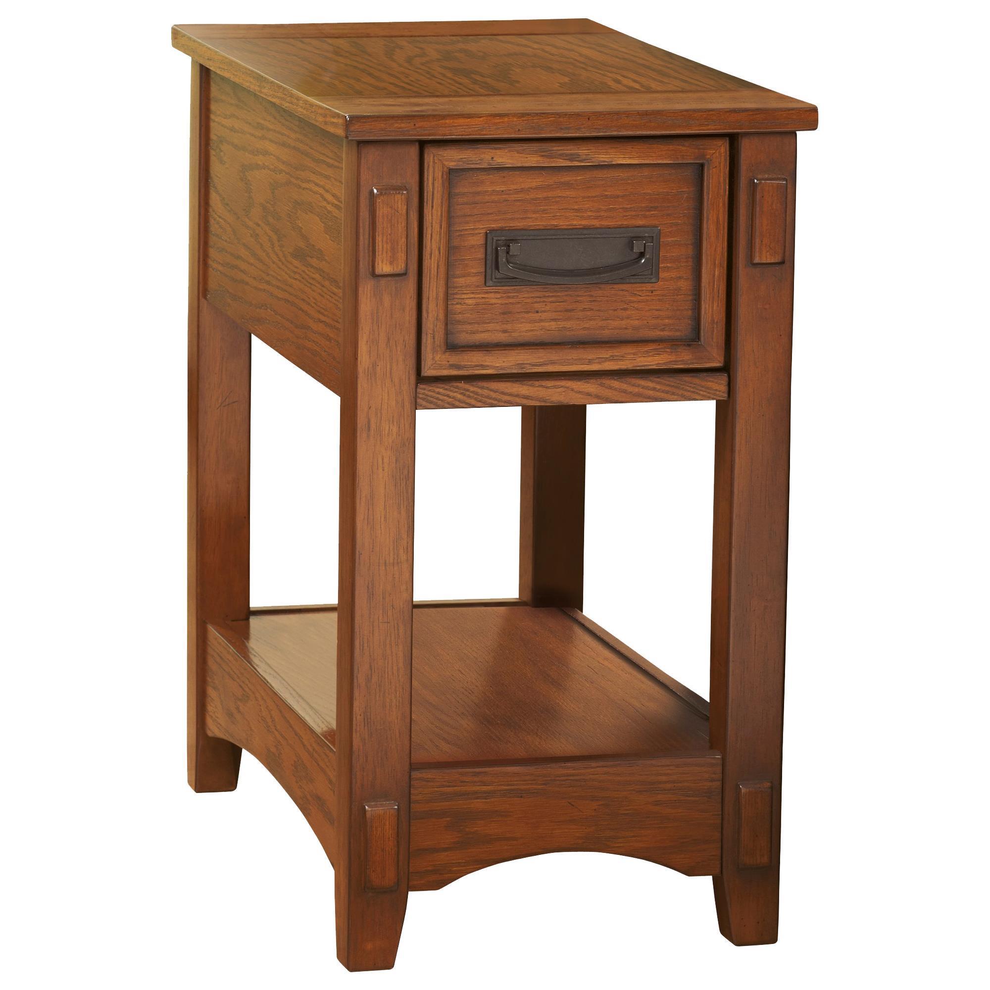 Ashley Breegin Chairside End Table in Brown