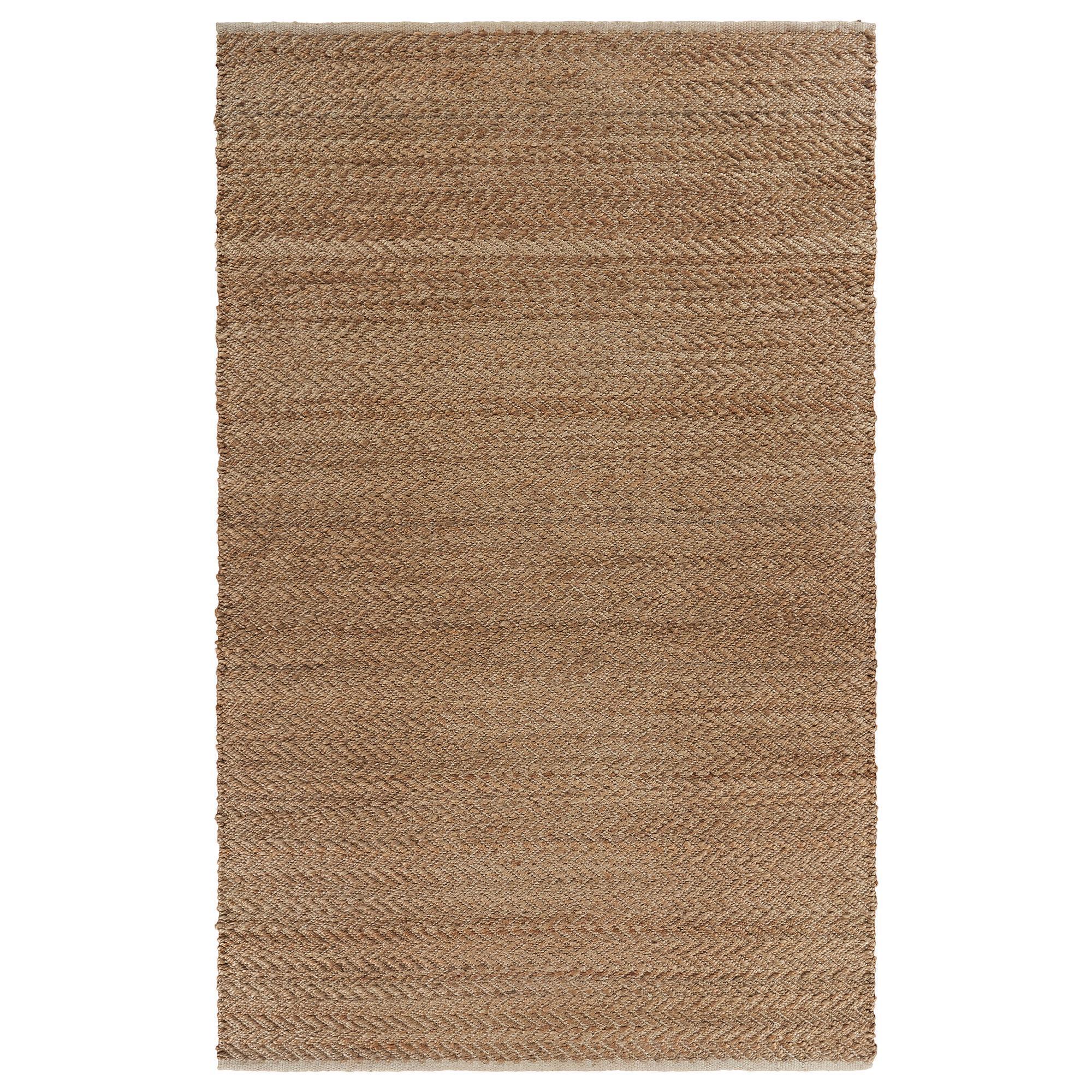 L&R Resources Natural Fiber 7'9" x 9'9" Bright White Area Rug