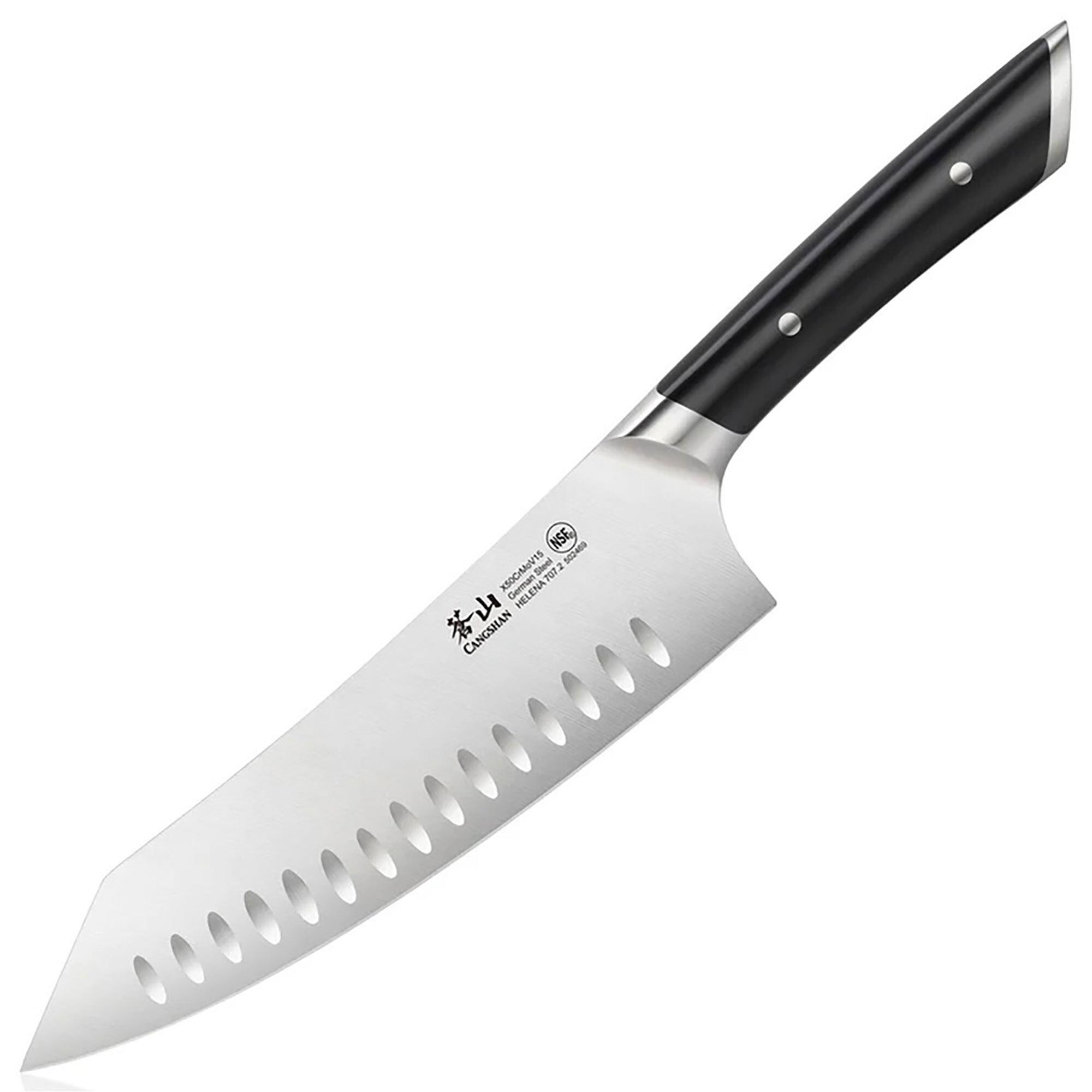 Cangshan Helena 8" Rocking Chef's Knife in Black
