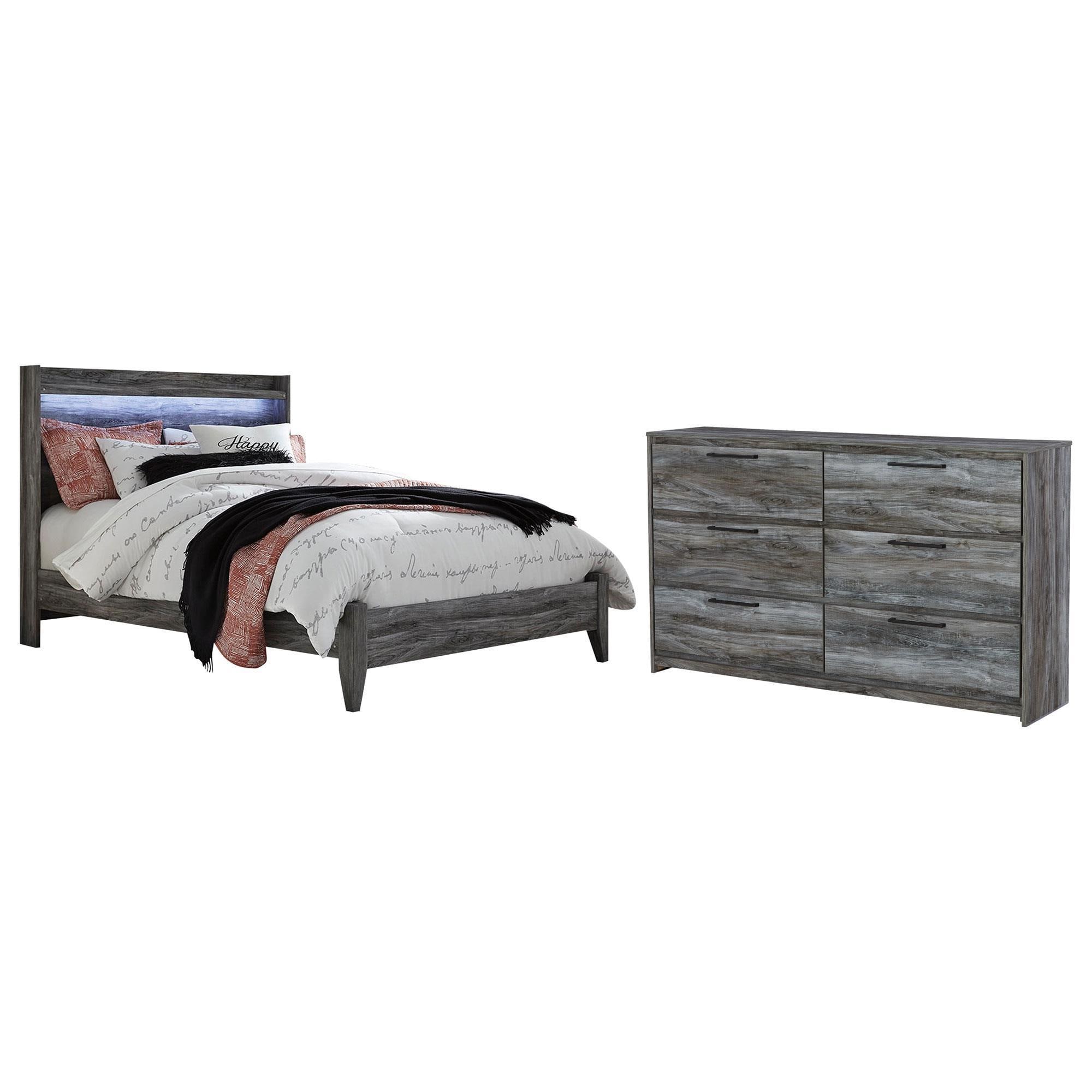 Ashley Baystorm 2-Piece Queen Bedroom Set in Gray