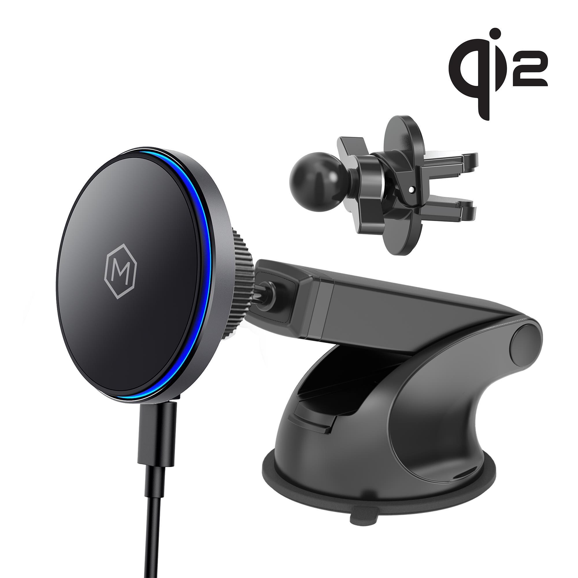 The Mighty Mount MagSwitch Qi2 Wireless Car Charger Mount Combo with ...