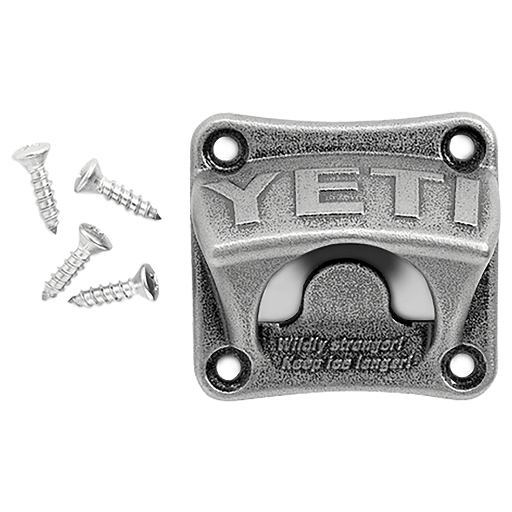 YETI Wall Mounted Bottle Opener in Stainless Steel