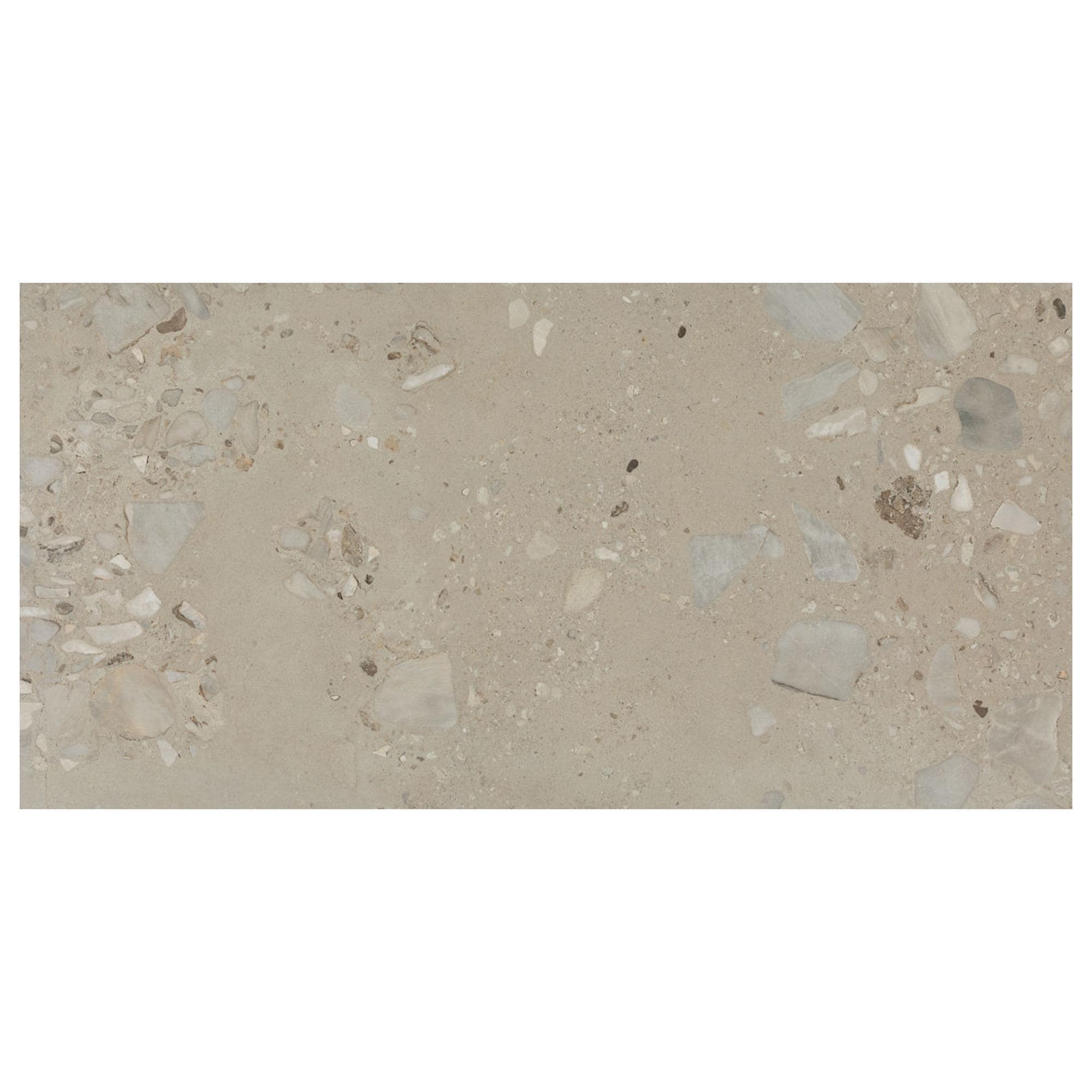 Dal-Tile Sand and Stone Tundra Rectangle Stone 24" x 48" Porcelain Tile