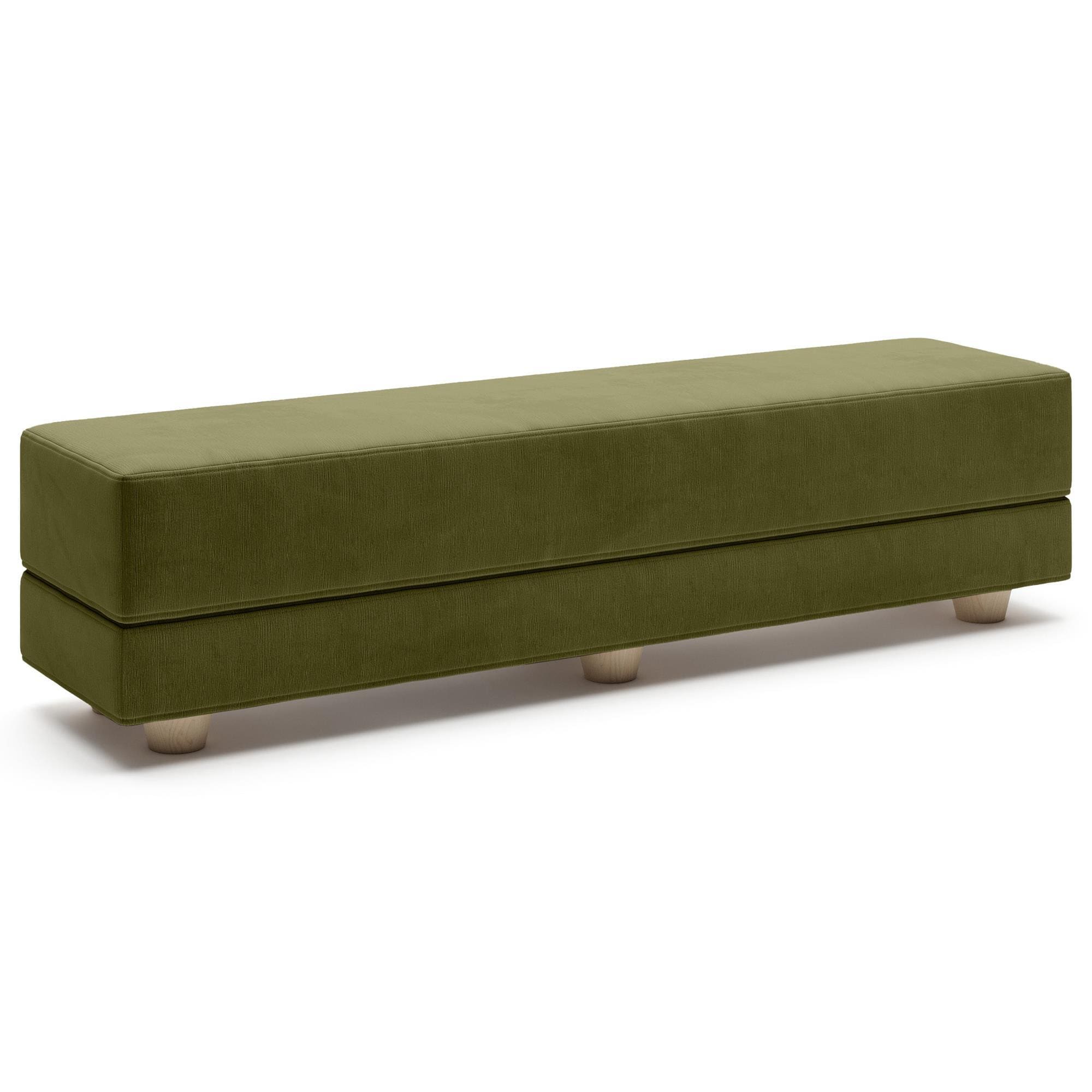 Jaxx Camden Twin Fold-Out Bench in Moss
