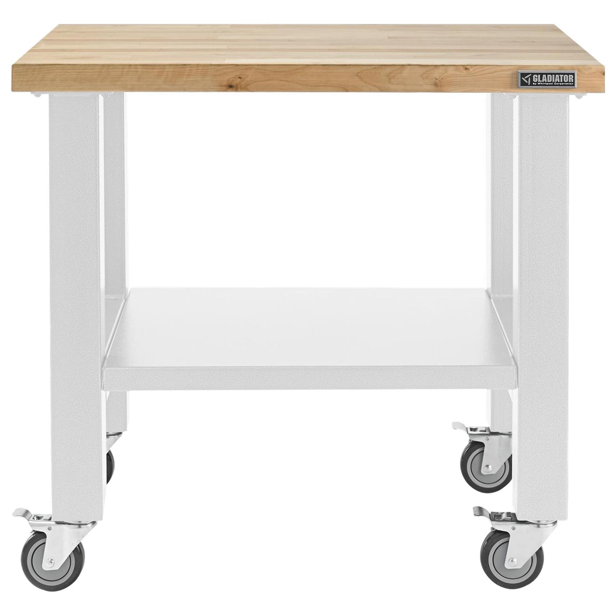 Gladiator 36" Mobile Workstation in White | NFM