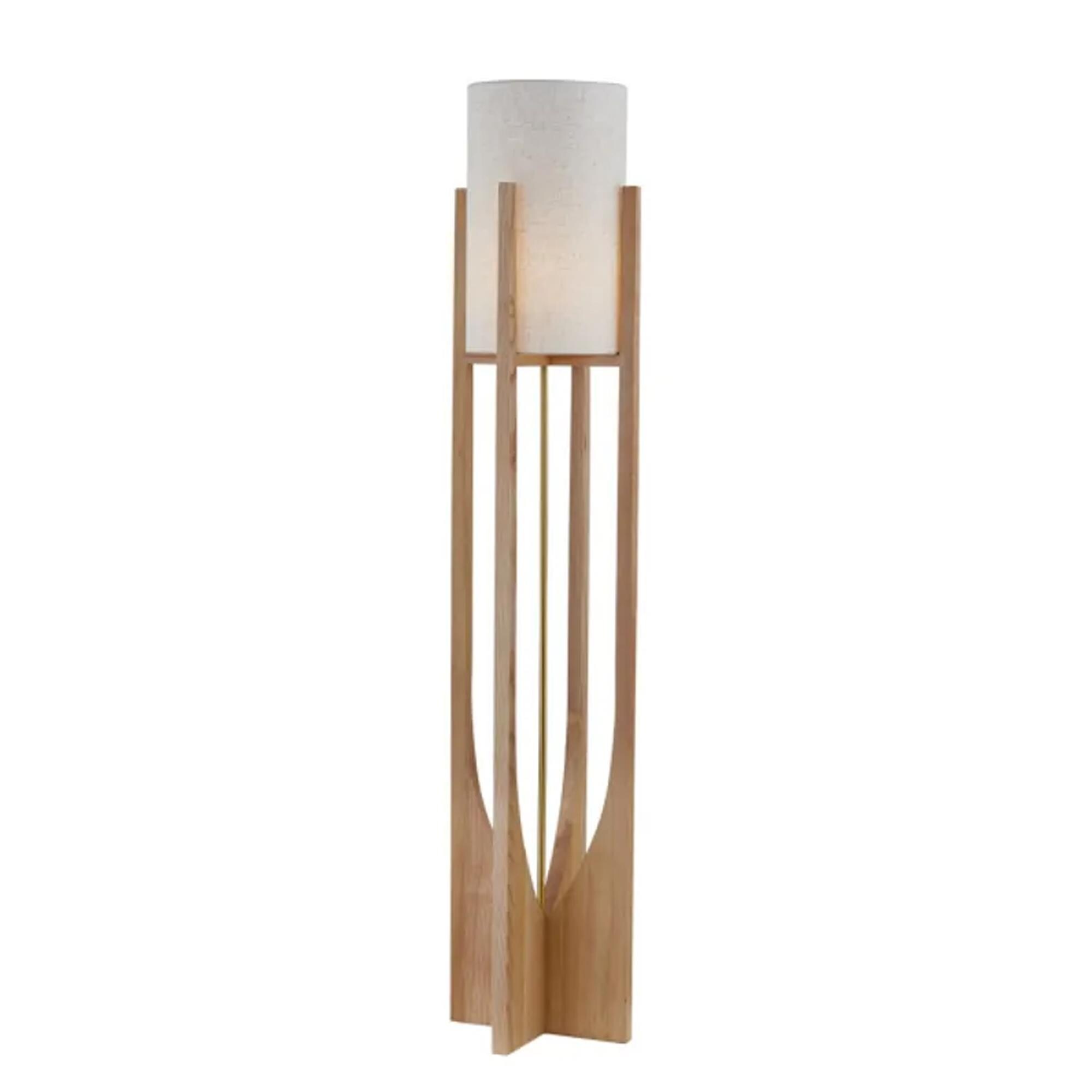 Anthony California 58" Floor Lamp in Natural