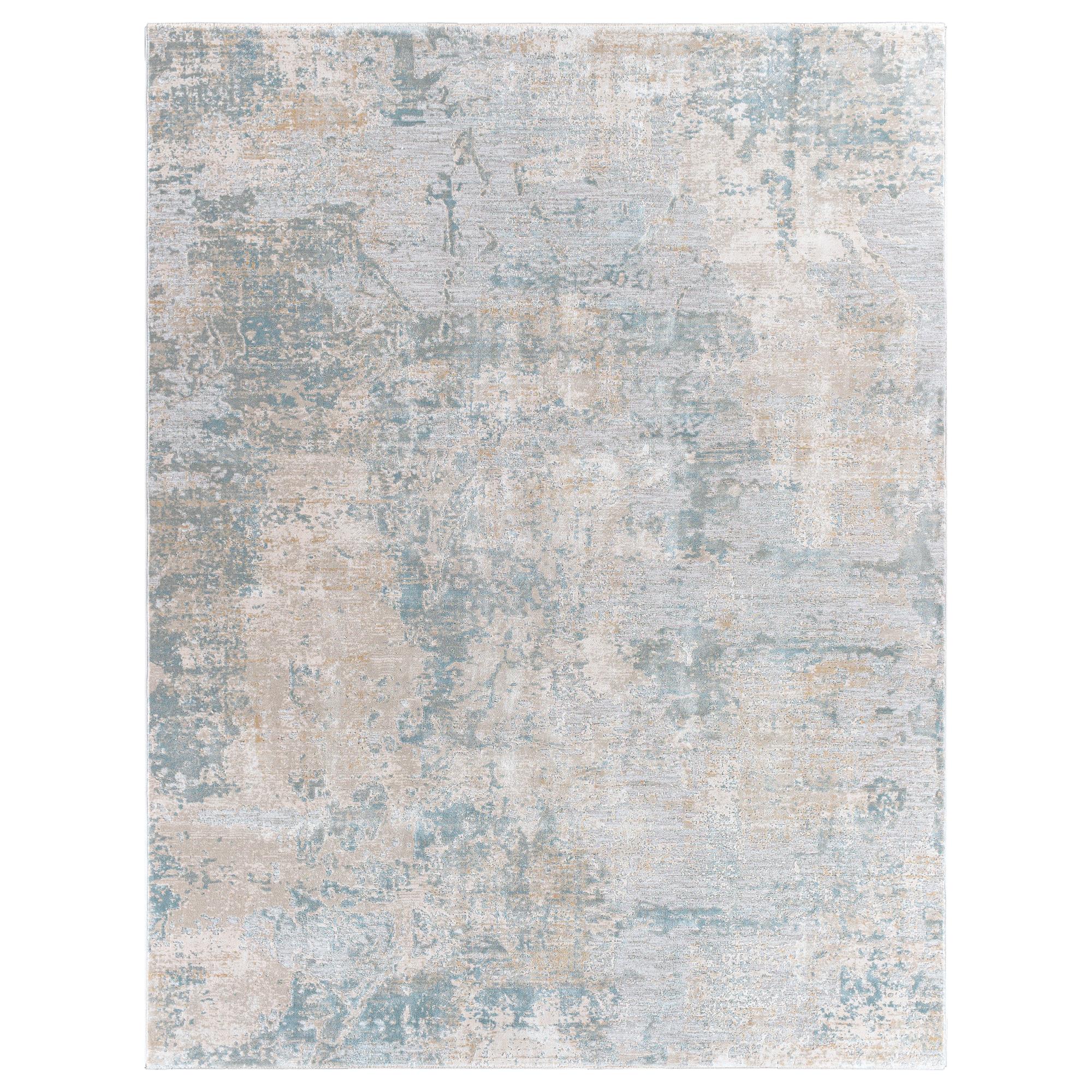 Surya Brunswick 9' x 12'2" Sage, Gray, White and Blue Area Rug