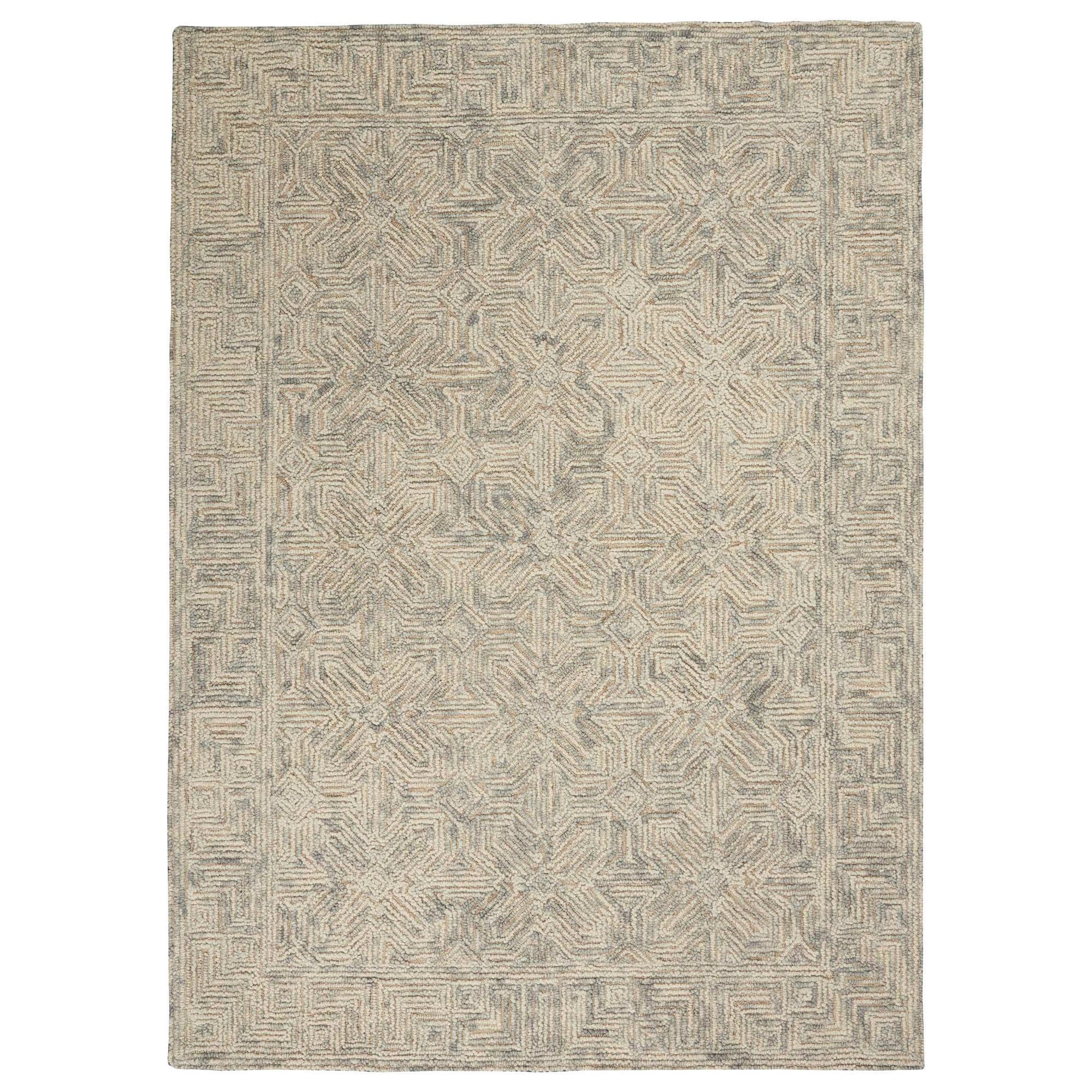 Nourison Colorado 3'9" x 5'9" Beige and Grey Area Rug