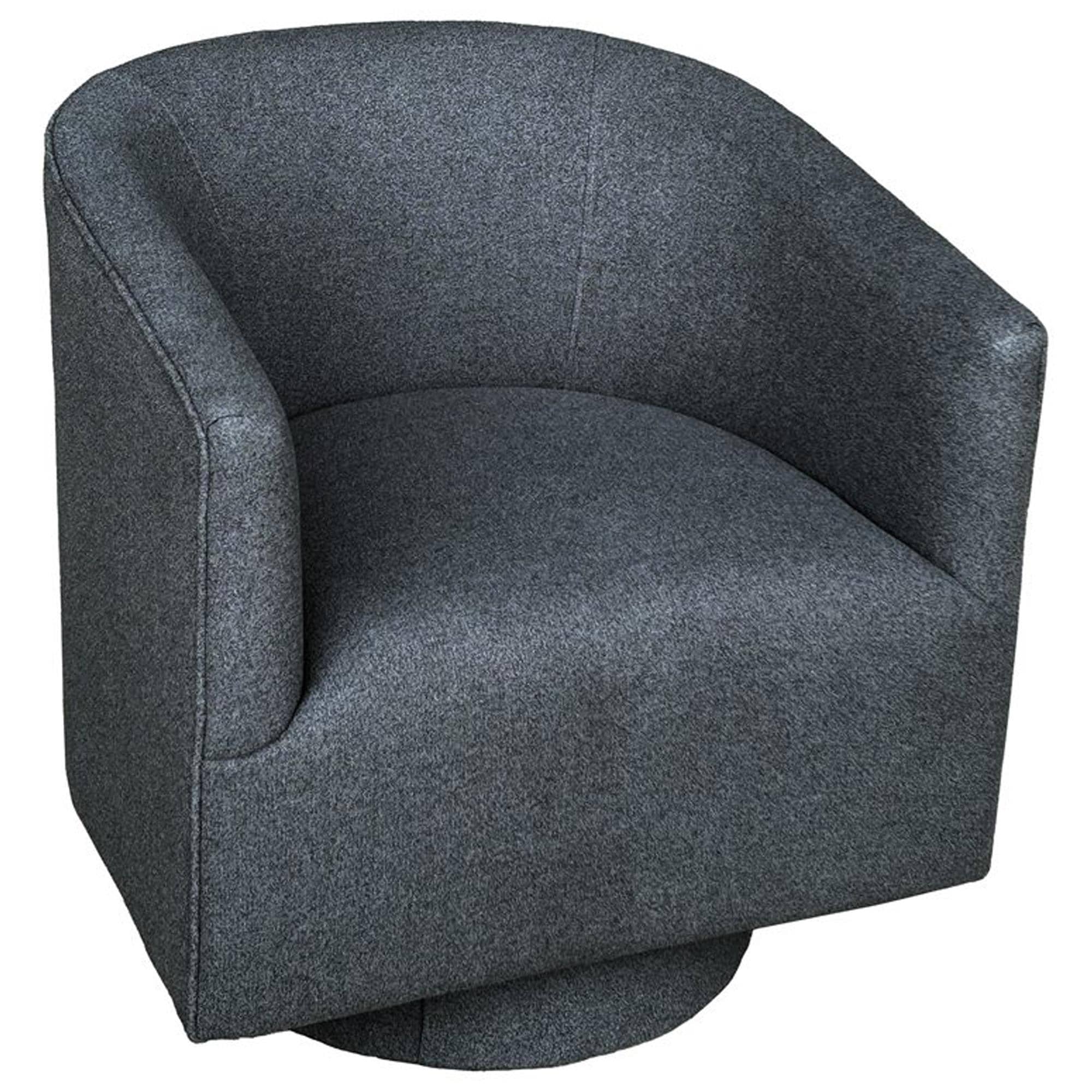Golden Wave Furniture Brylee Swivel Chair in Blue