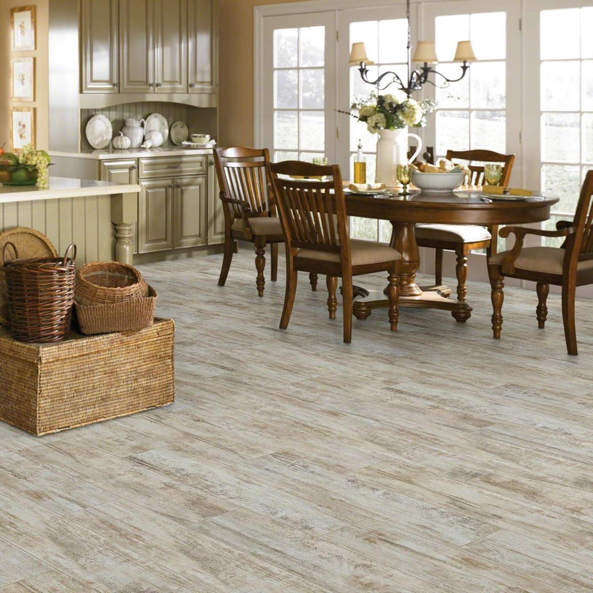 Shaw Olympia Plank White 8" x 36" Ceramic Tile