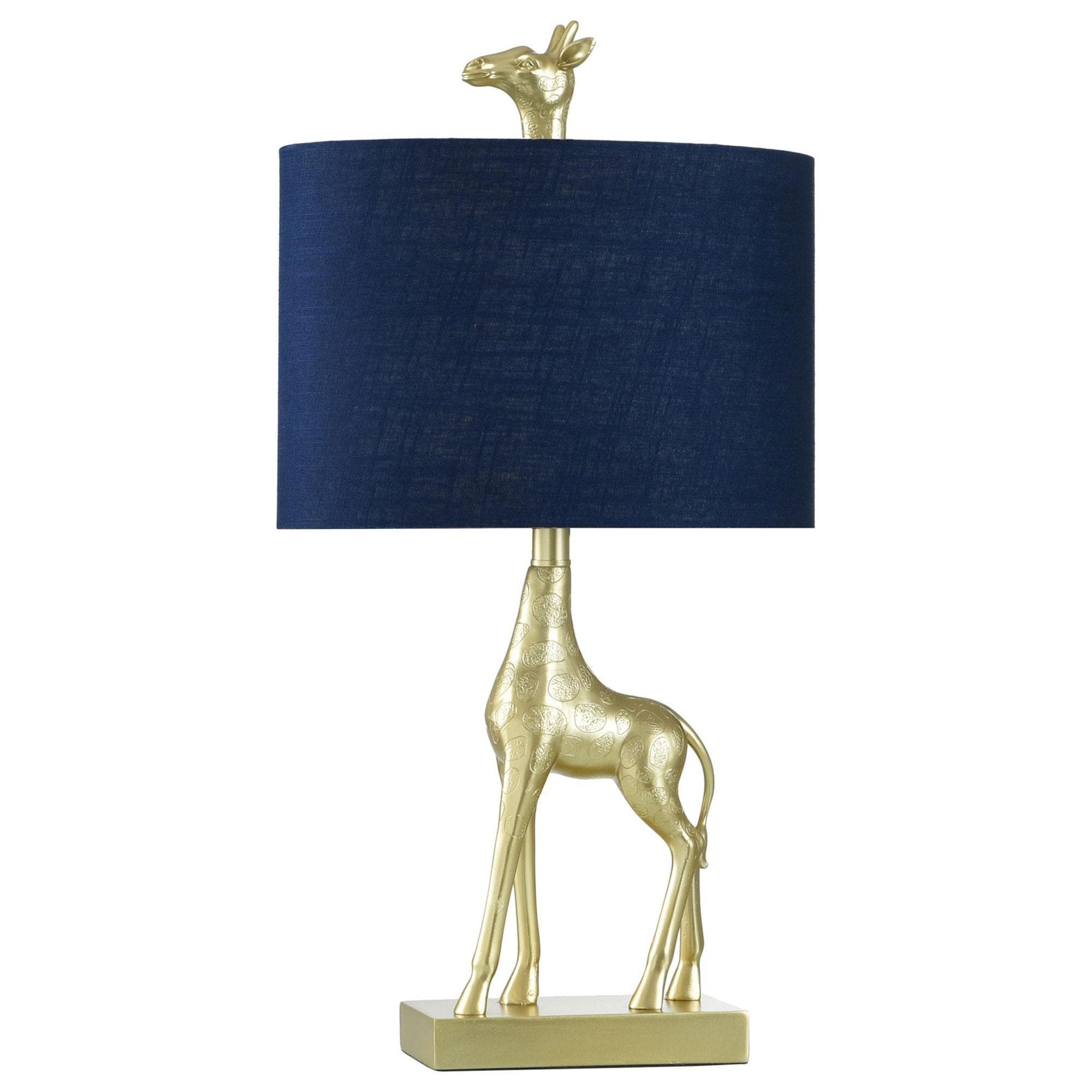 Flair Industries Poly Giraffe Table Lamp in Gold NFM