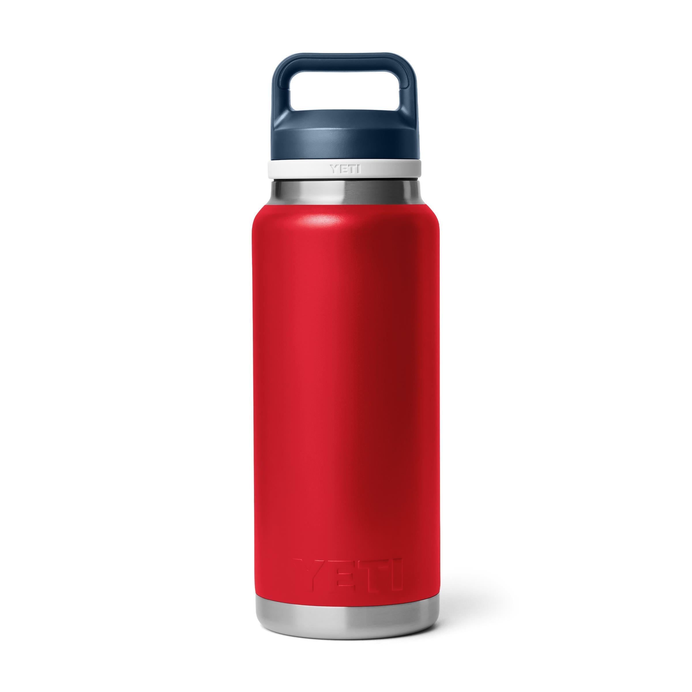 YETI Rambler 36 oz Bottle Chug in Patriotic Rescue Red/White/Navy