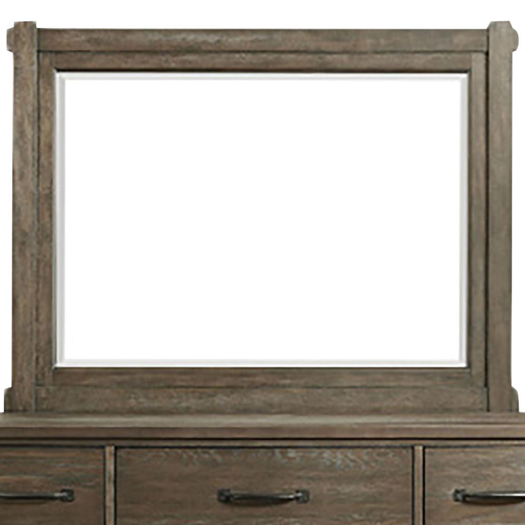 Mayberry Hill Scott Dresser Mirror in Dark Walnut