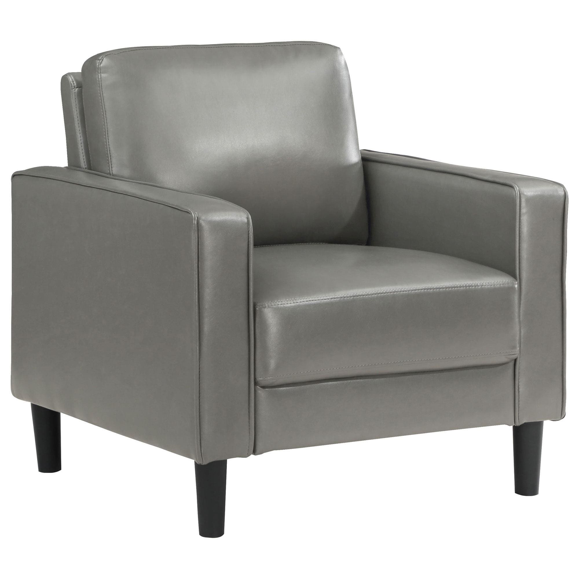 Coaster Ruth Accent Arm Chair in Grey