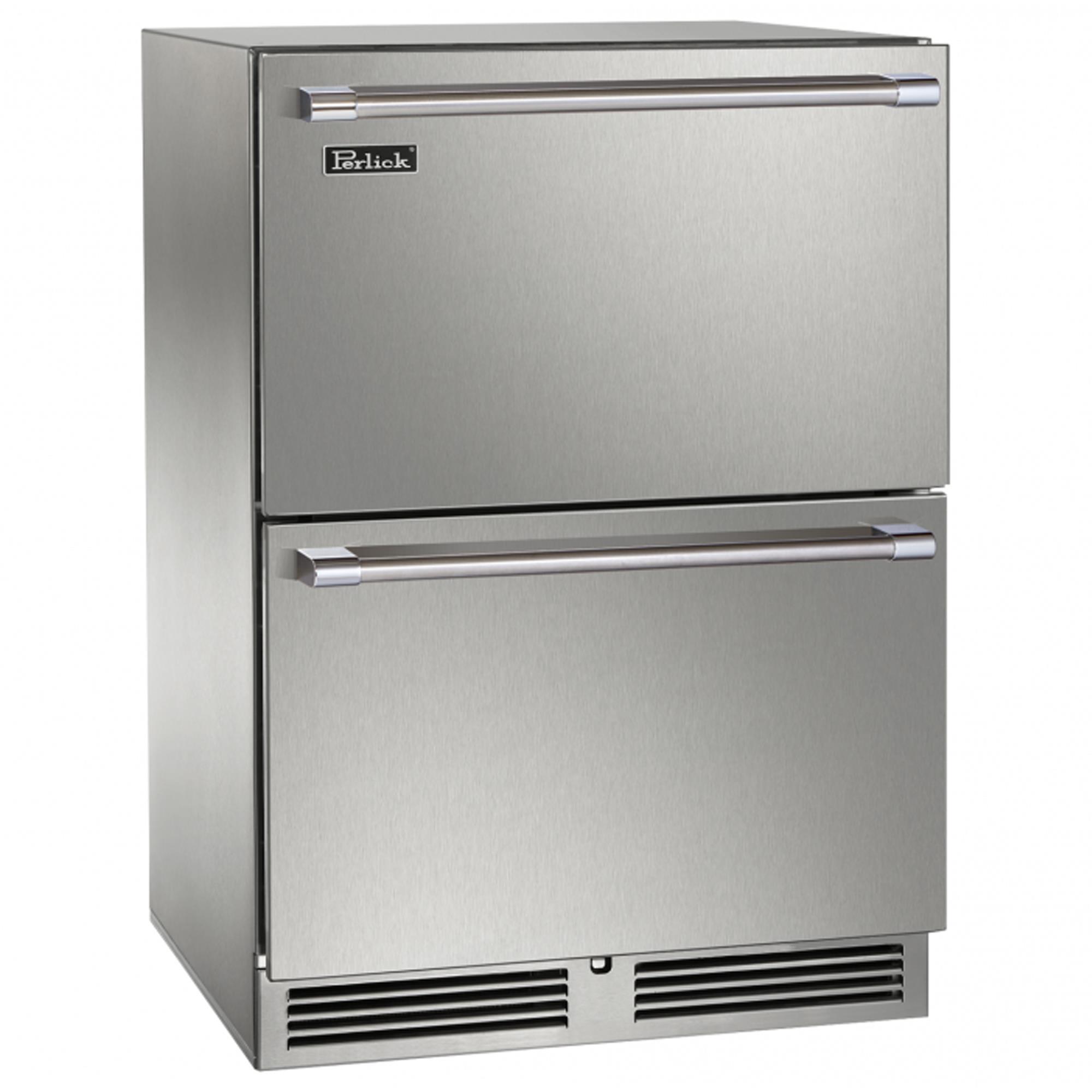 Perlick Signature Marine 5.2 Cu. Ft. Refrigerator Drawers in Stainless ...