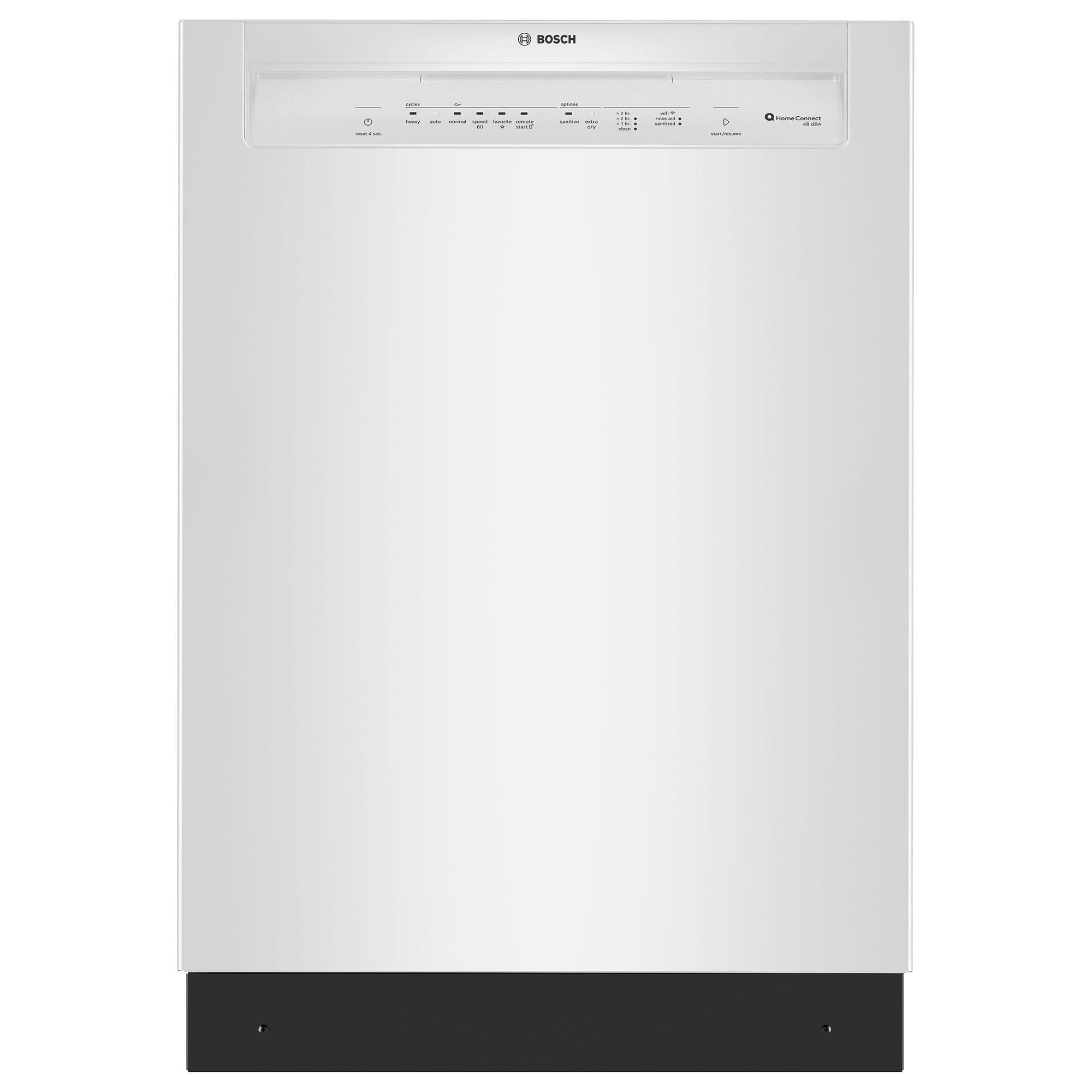 Bosch 300 Series 24" Built-In Recessed Handle Dishwasher with 8 Wash ...