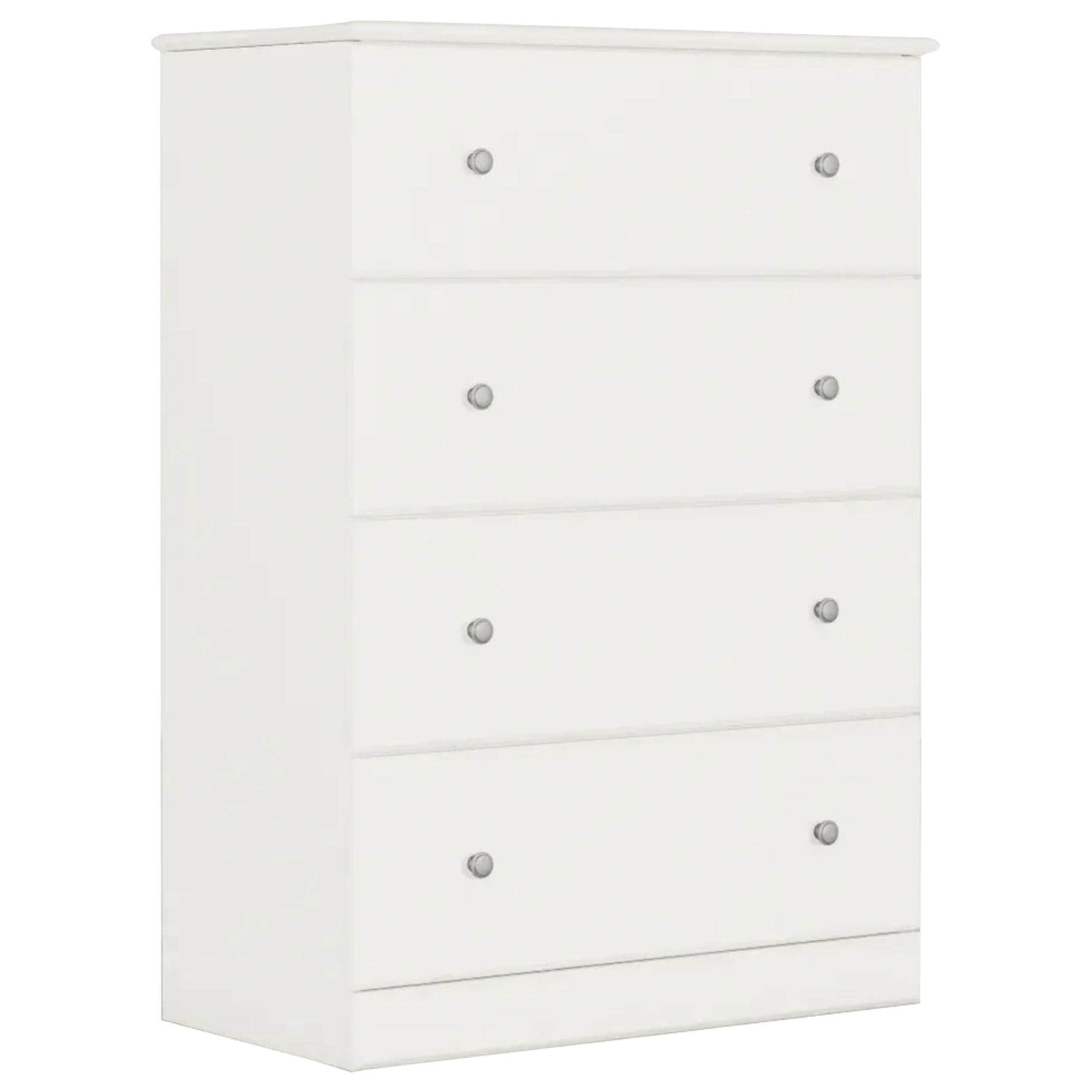 Lemoore Essential 32" 4-Drawer Chest in Rockport White