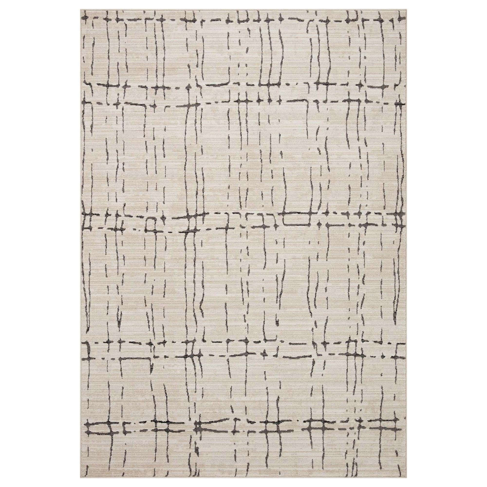Loloi II Darby 9'2" x 13' Sand and Dark Grey Area Rug