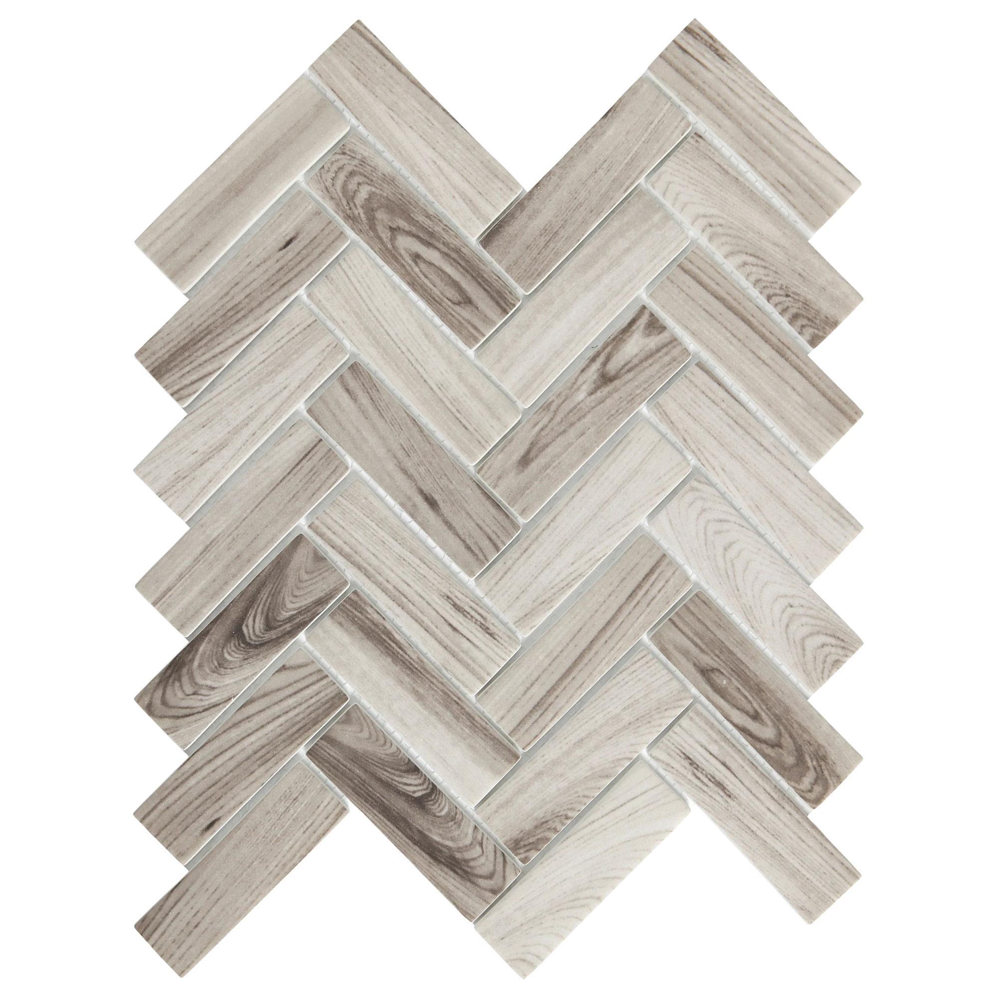 Emser Echo Gray 11" x 13" Glass Mosaic Sheet