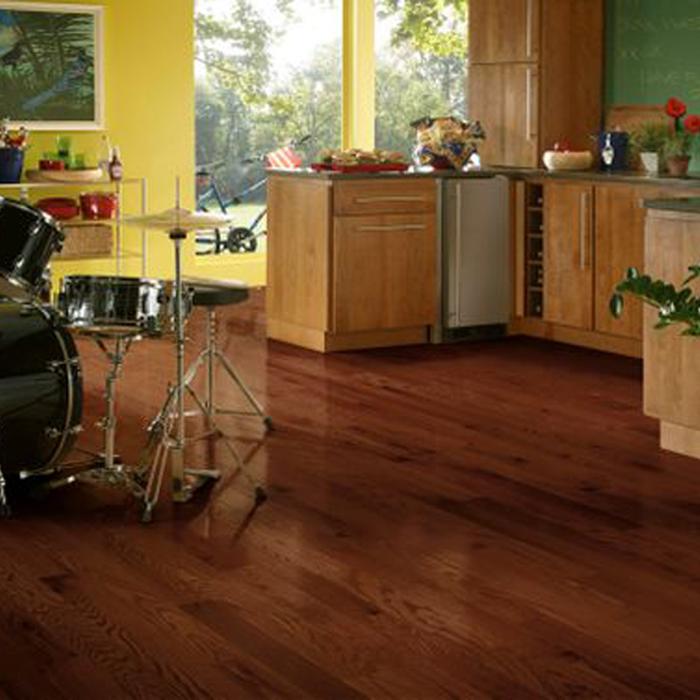 Bruce Dundee Wide Plank Cherry Oak Hardwood | Nebraska Furniture Mart