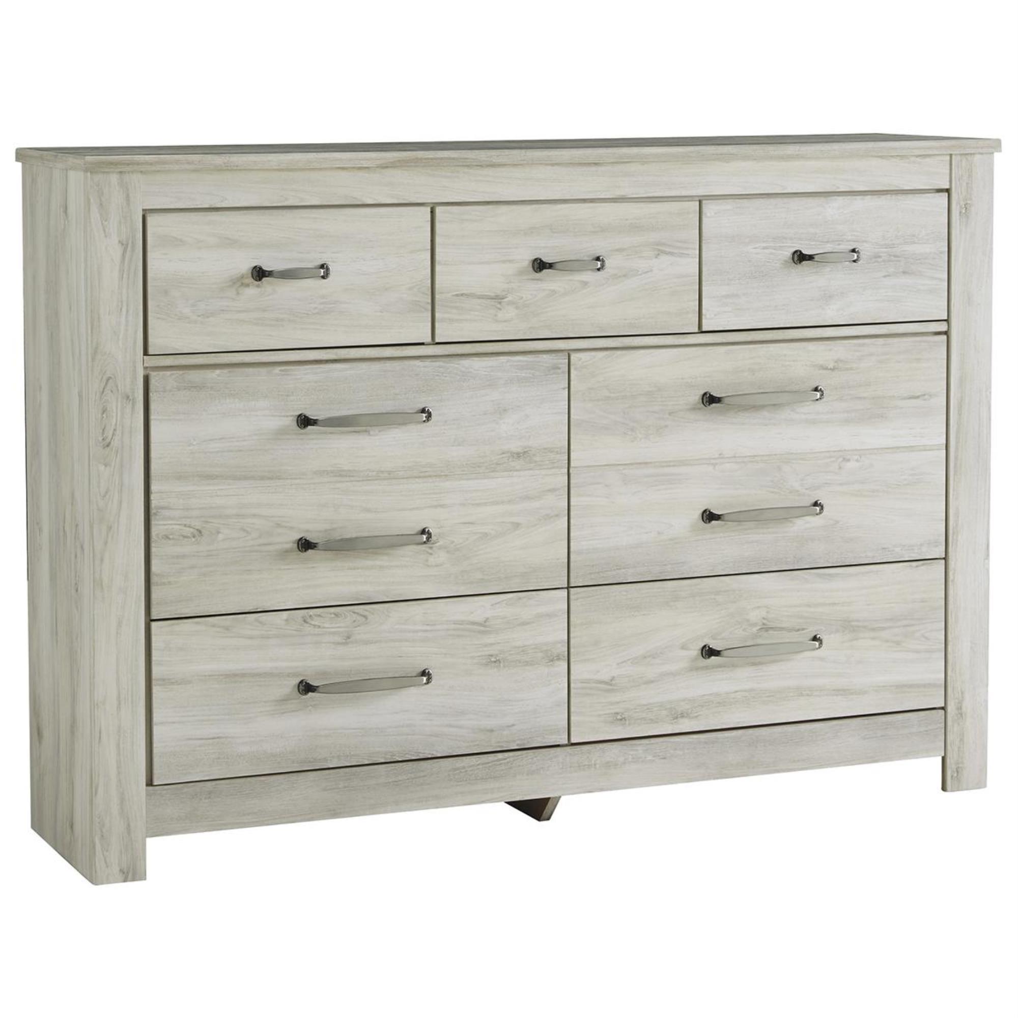 Ashley Bellaby 7 Drawer Dresser in Whitewash