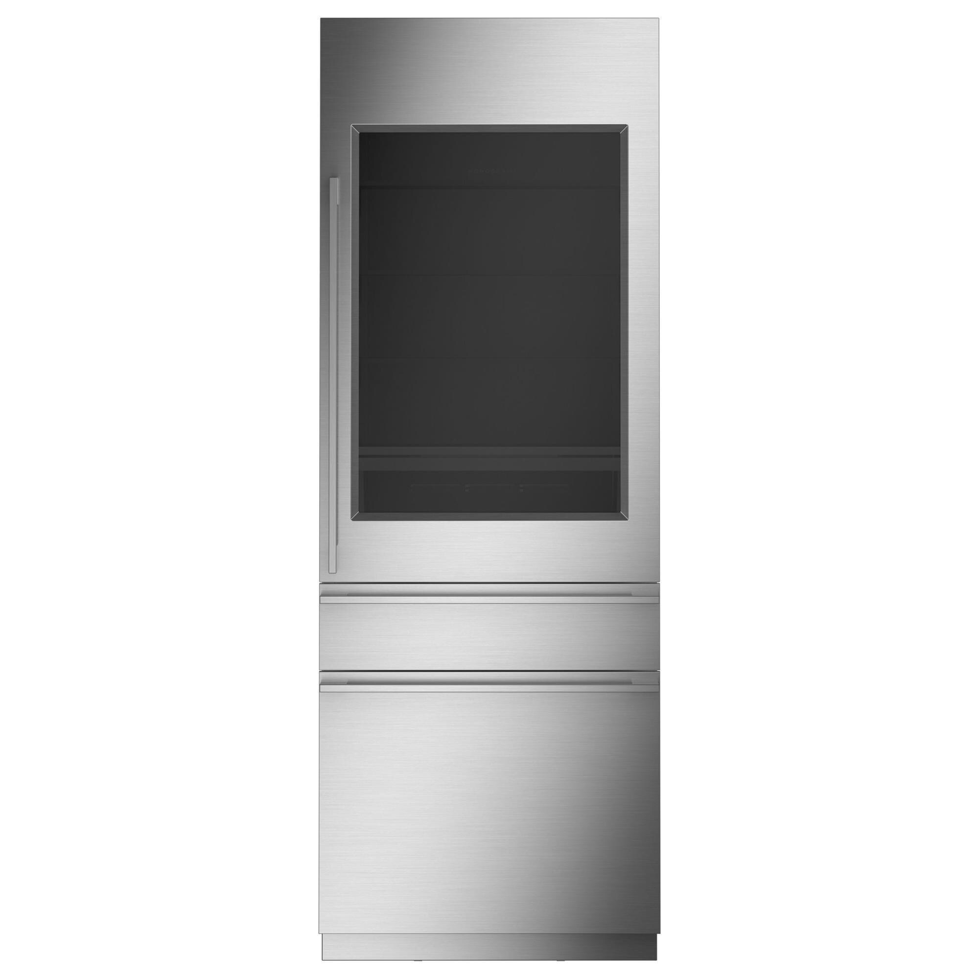 Monogram 30" Integrated Glass Door Refrigerator for Single or Dual ...