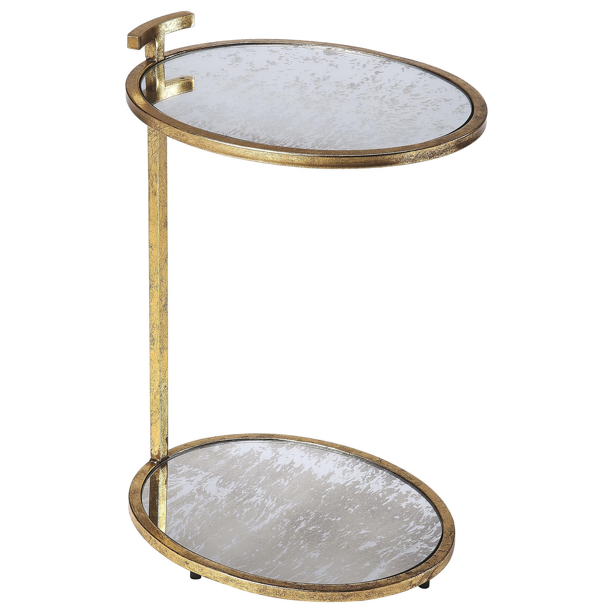 Butler Specialty Company Ciro Side Table in Antique Gold Leaf