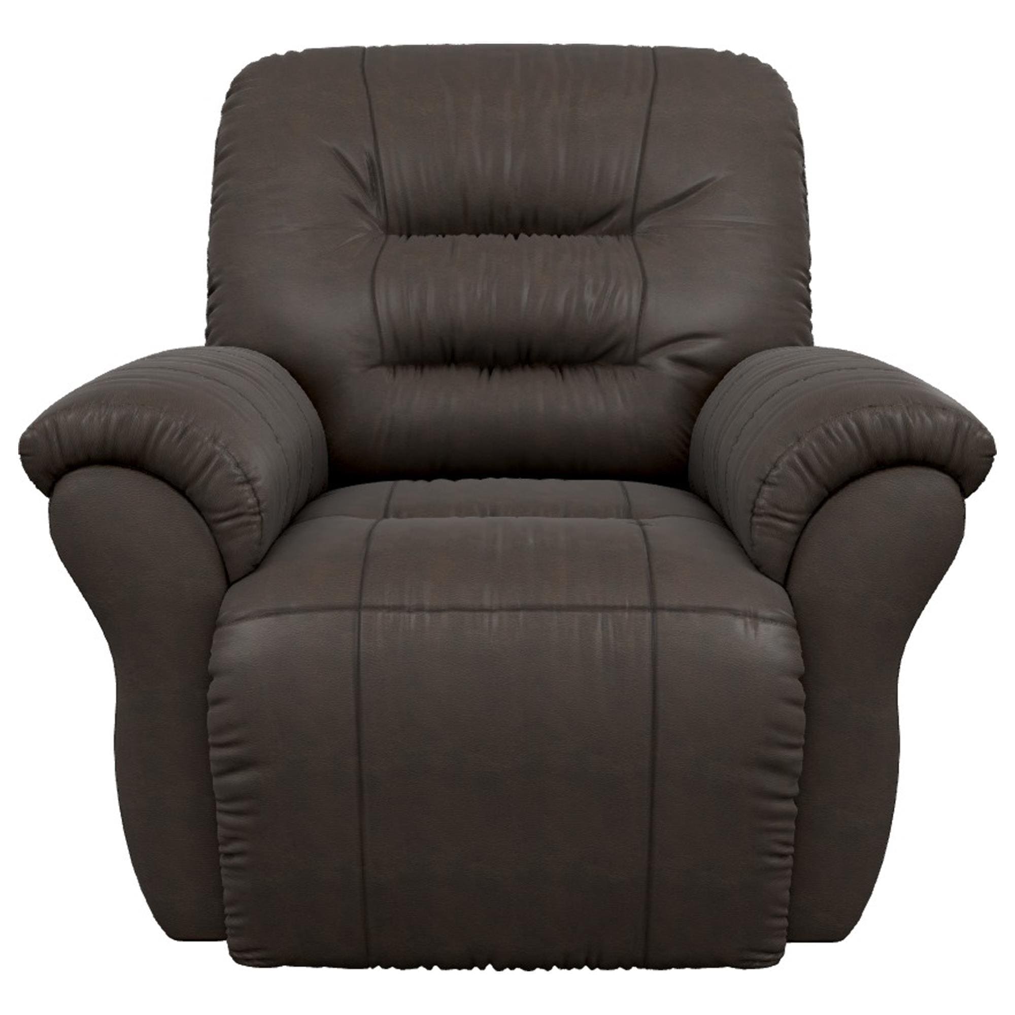 Best Home Furnishings Unity Leather Rocker Recliner in Birch