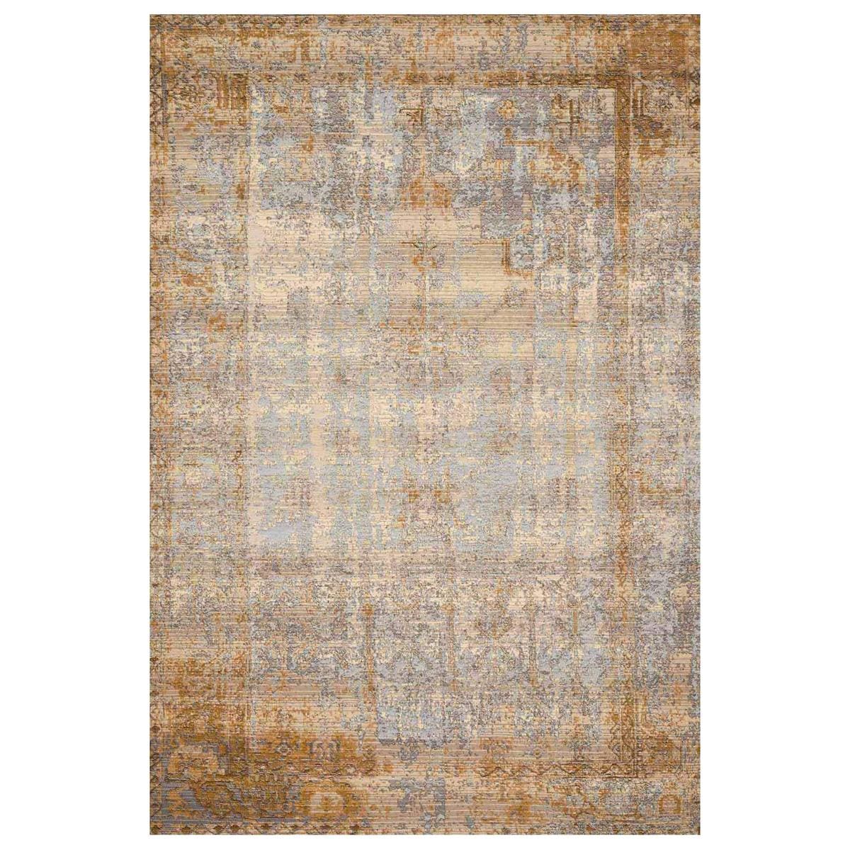 Loloi Mika 2'5" x 4' Antique Ivory and Copper Area Performance Rug