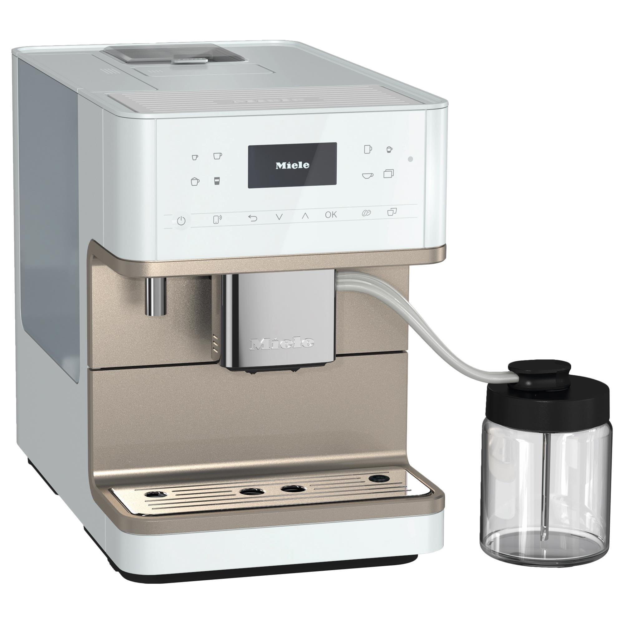 Miele MilkPerfection Clean Steel Metallic Countertop Coffee Machine in ...