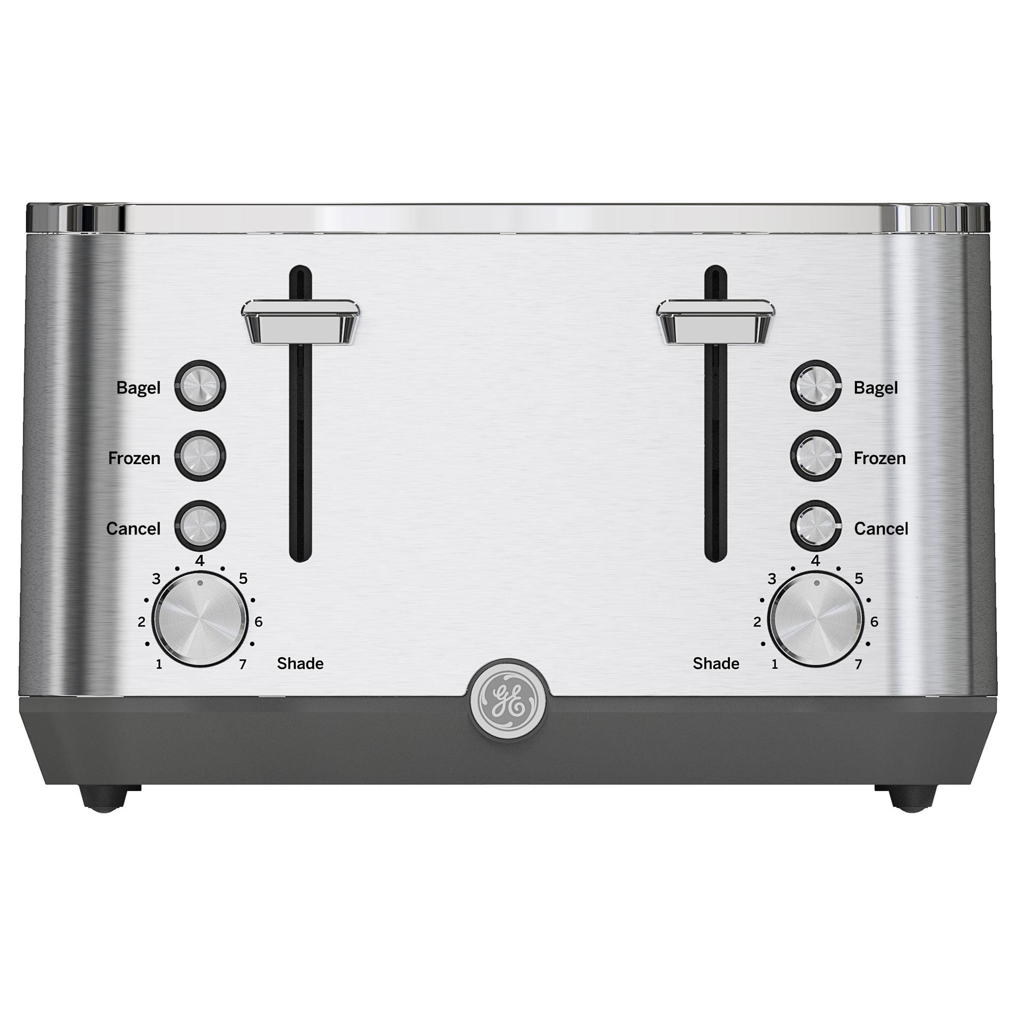 GE Appliances 4-Slice Toaster in Stainless Steel
