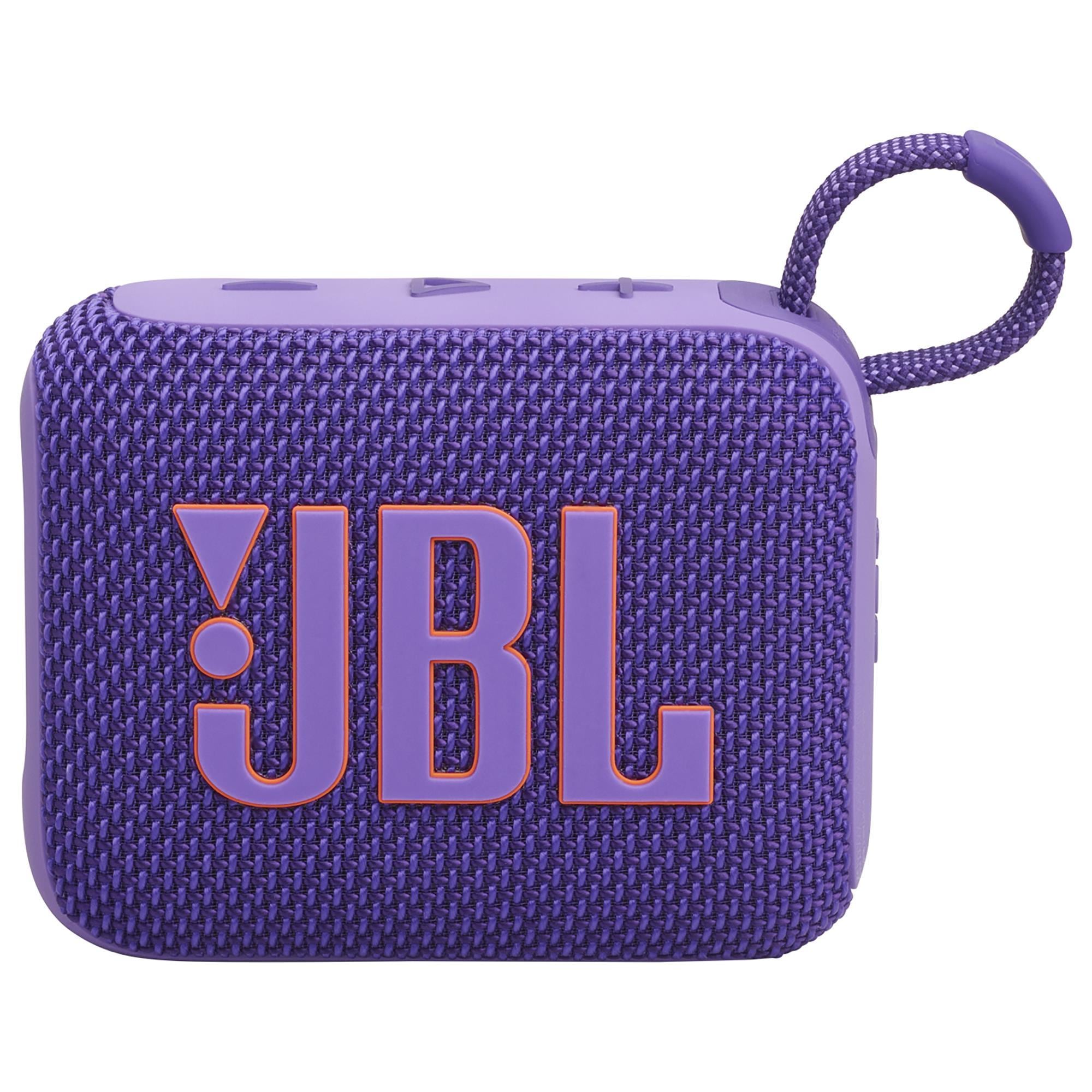 JBL Go 4 Portable Waterproof Bluetooth Speaker in Purple