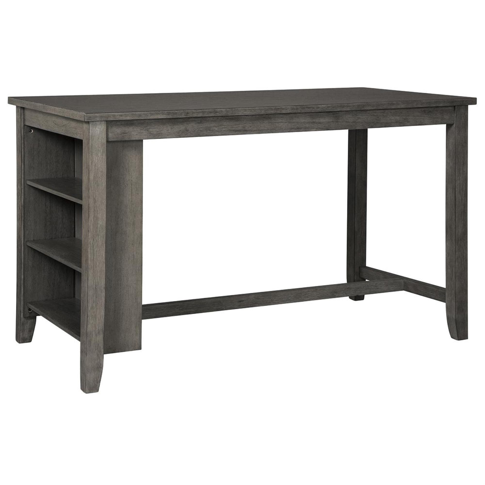 Signature Design by Ashley Caitbrook Counter Table in Antiqued Gray Wash Table Only Nebraska Furniture Mart