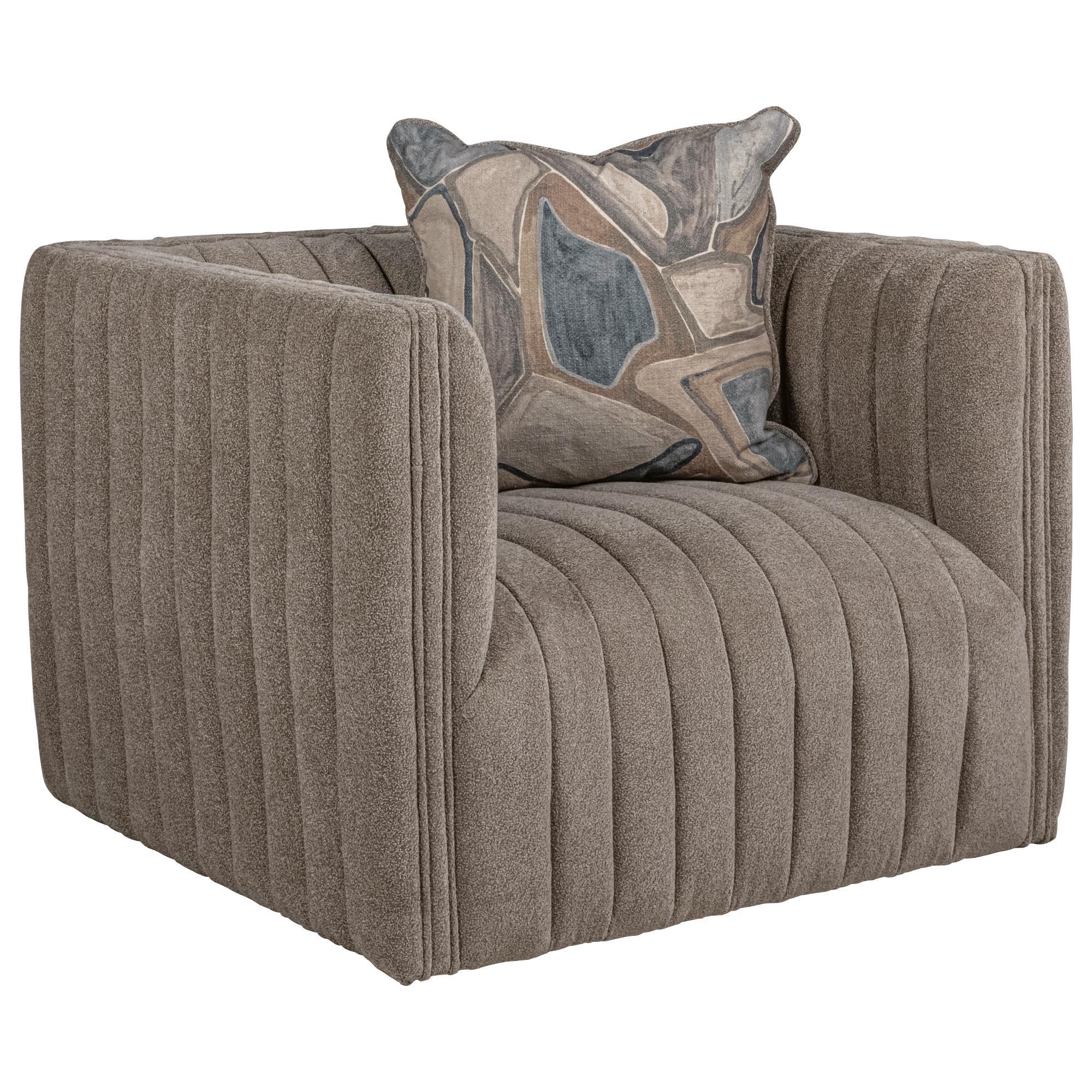 Aria Designs Burton Accent Chair in Sky