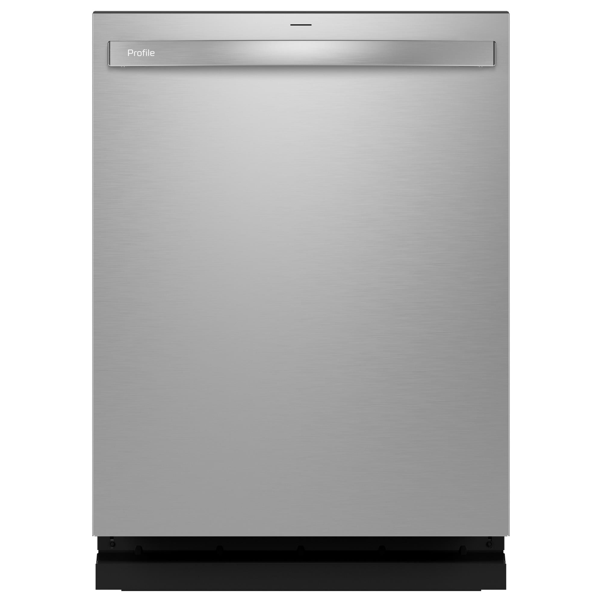 GE Profile 24" Built-In Bar Handle Dishwasher in Fingerprint Resistant ...