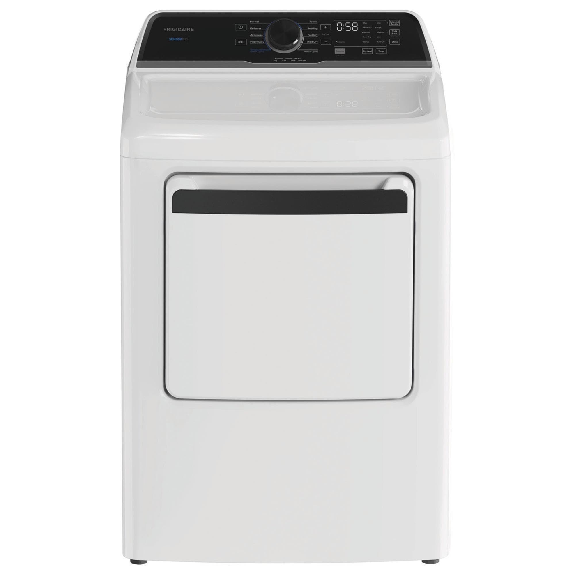Frigidaire 7 Cu. Ft. Gas Front Load Dryer in White