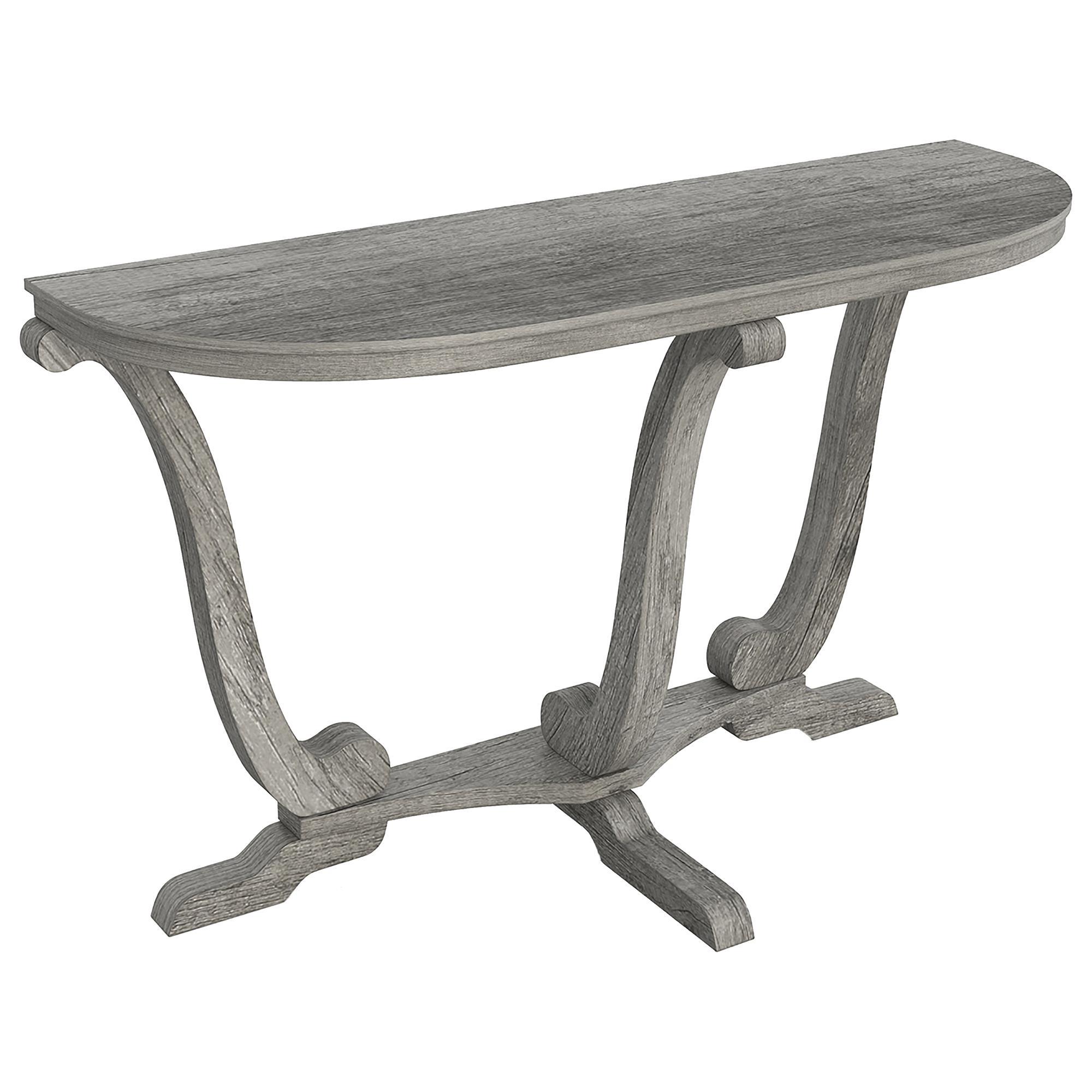 Furniture of America Araiza Console Table in Vintage Gray Oak | NFM
