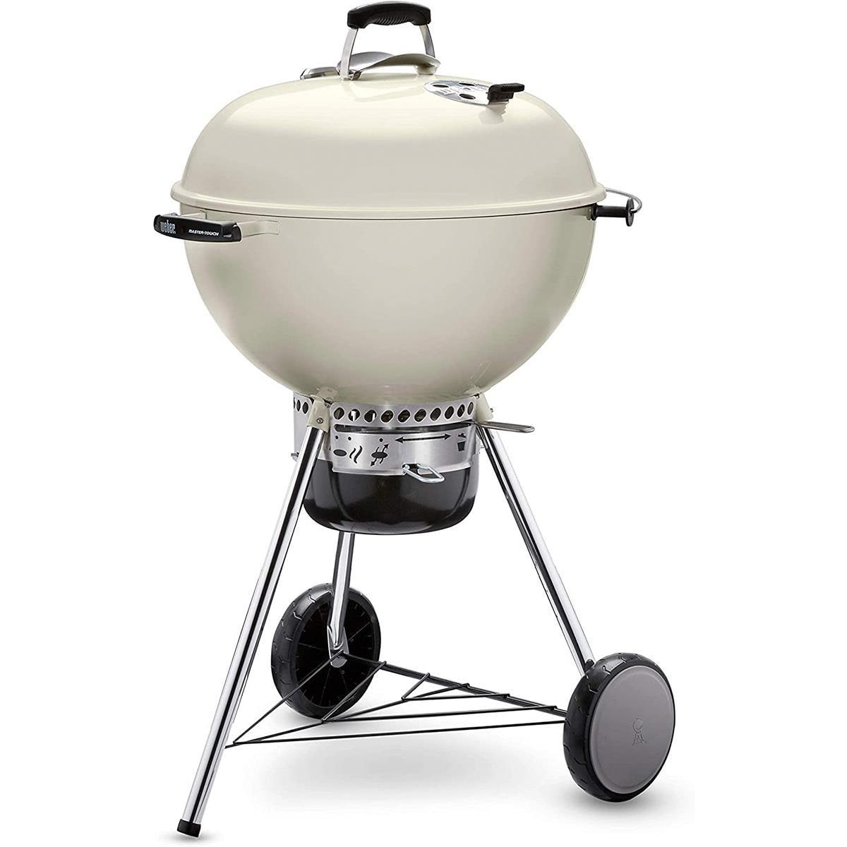 Weber 22" Master Touch Charcoal Grill in Ivory