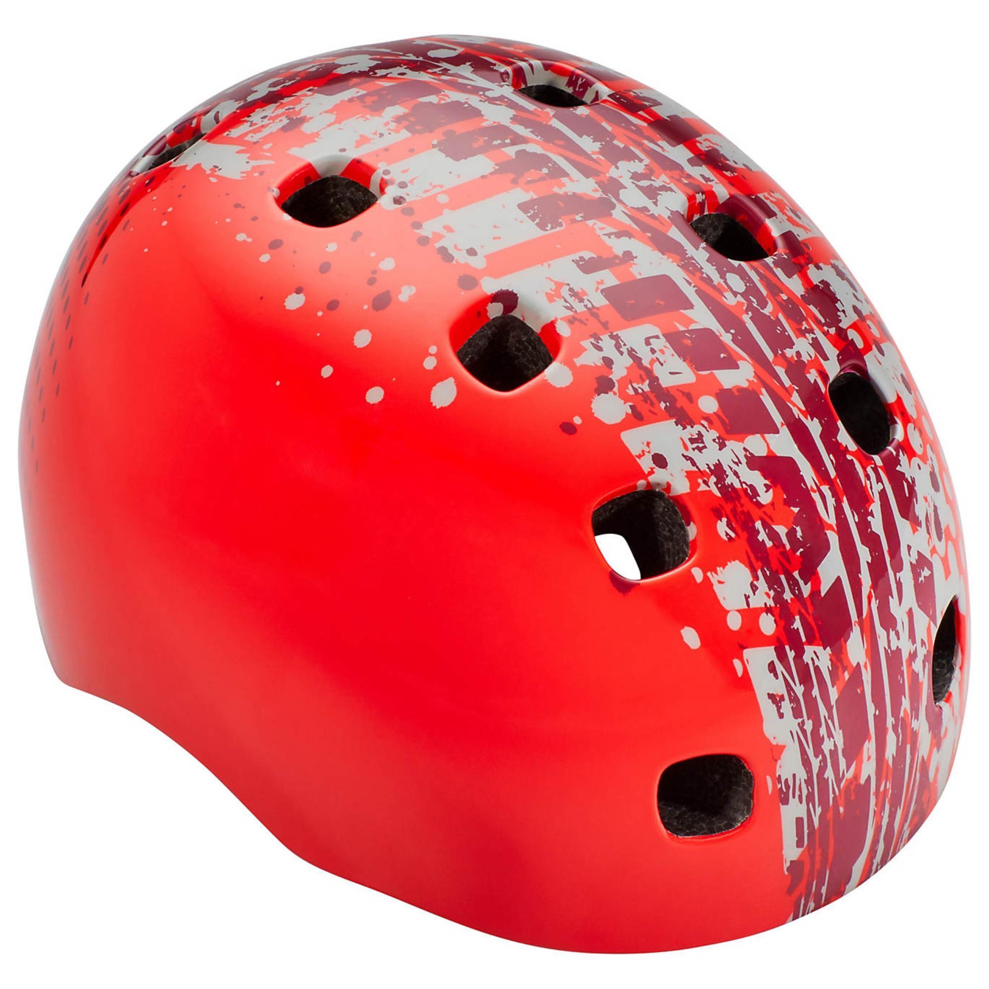 Kms Incorporated Schwinn Boys' Burst Camo Multisport Helmet in Red | NFM