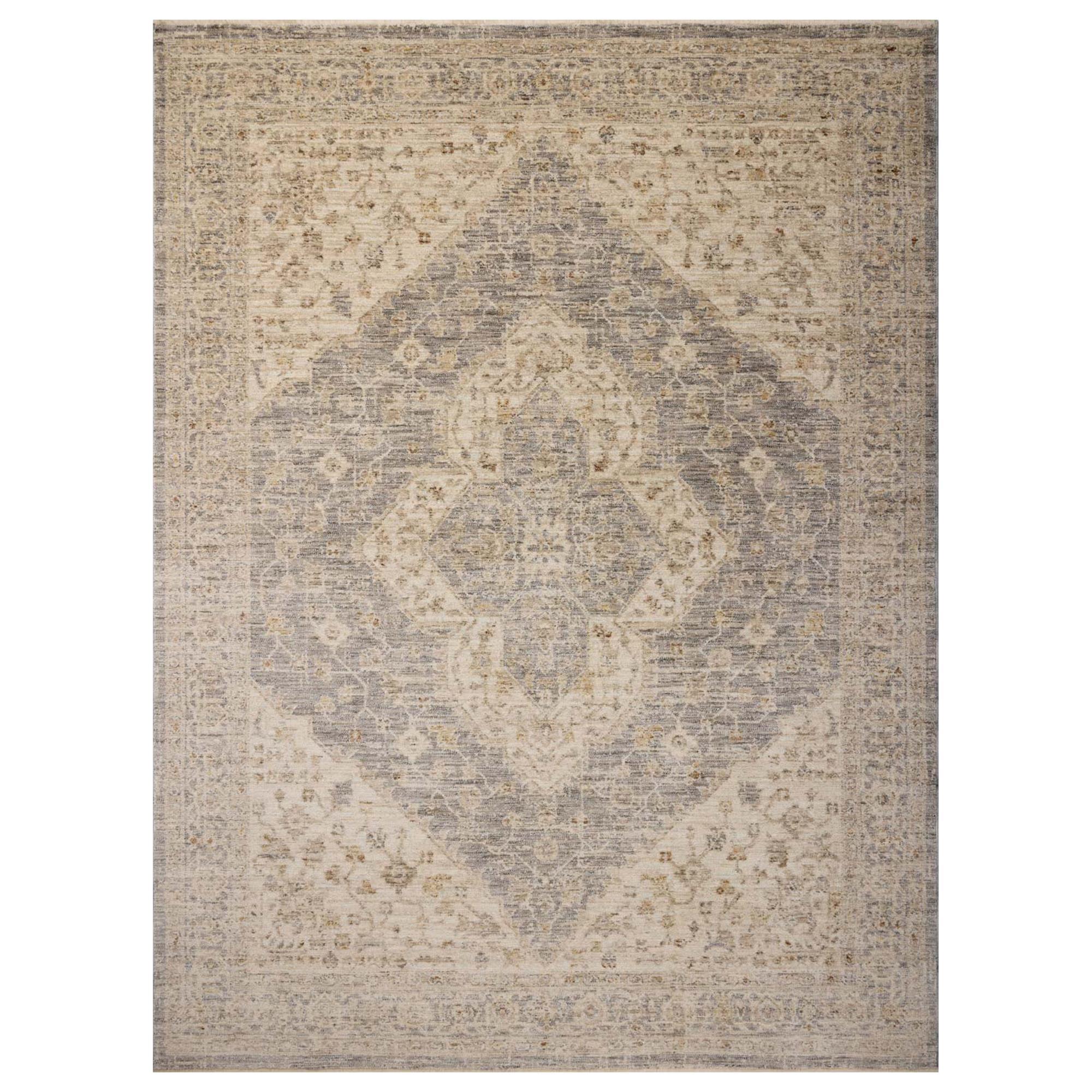 Magnolia Home Junie 6'7" x 9'10" Denim and Natural Area Rug