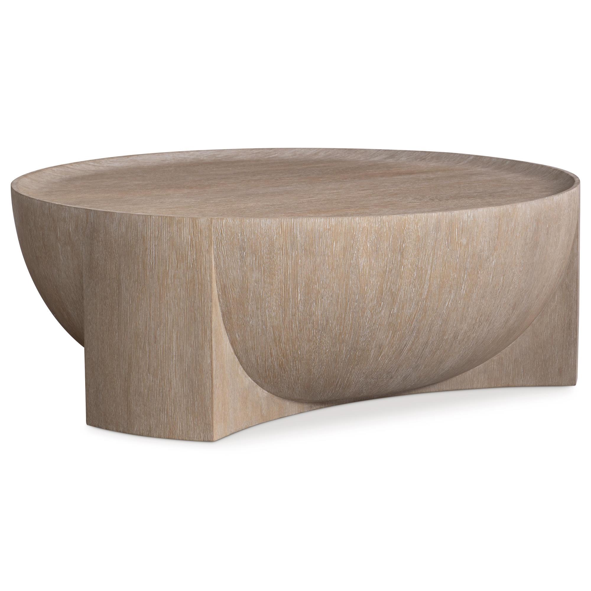Bernhardt Loggia Round Cocktail Table in Aria