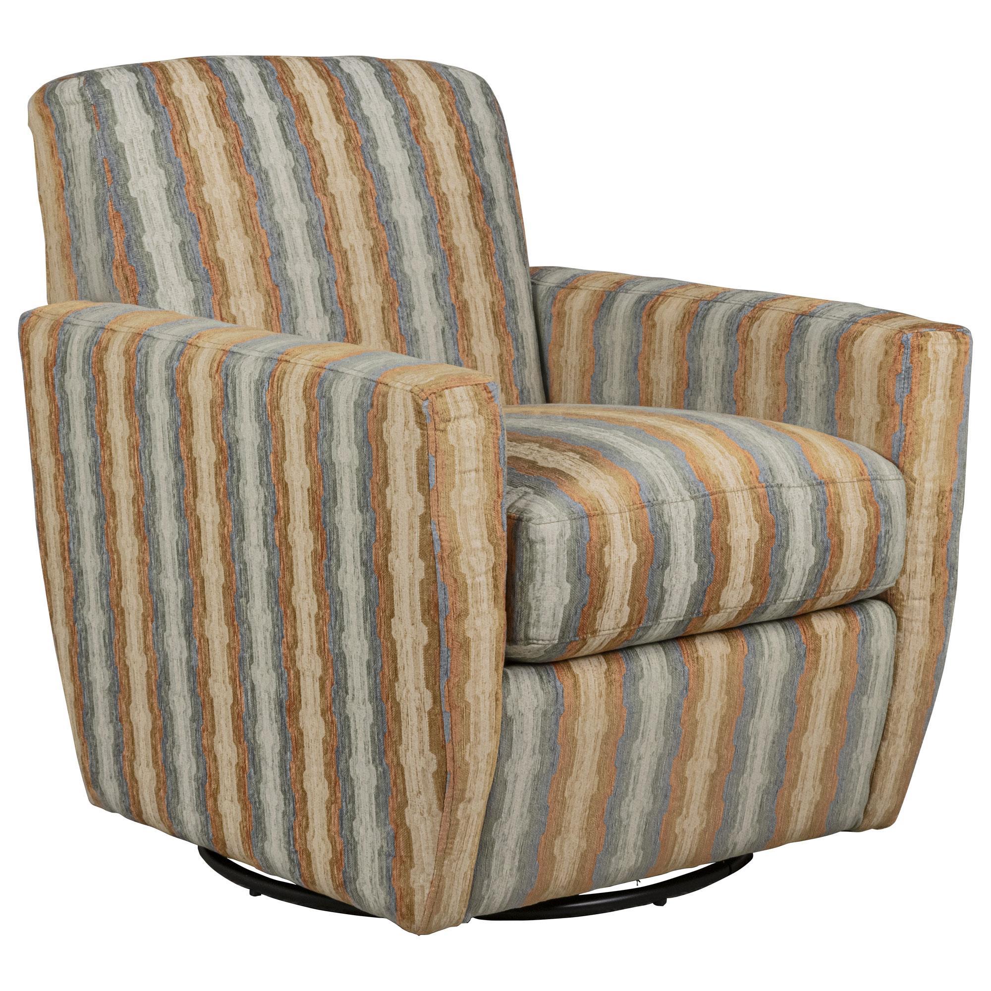 Jonathan Louis Kelsey Swivel Chair in Kikkan Fresco
