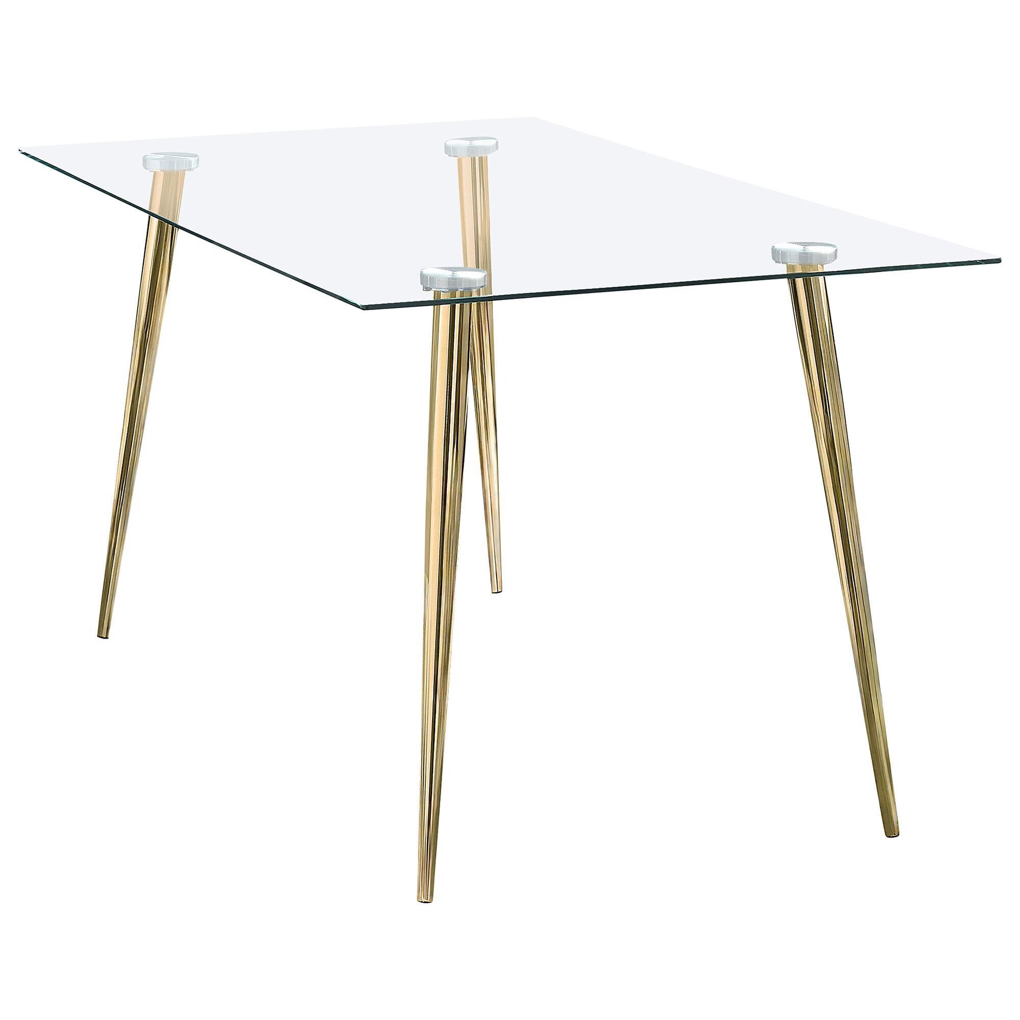 Pacific Landing Gilman Dining Table in Gold | NFM