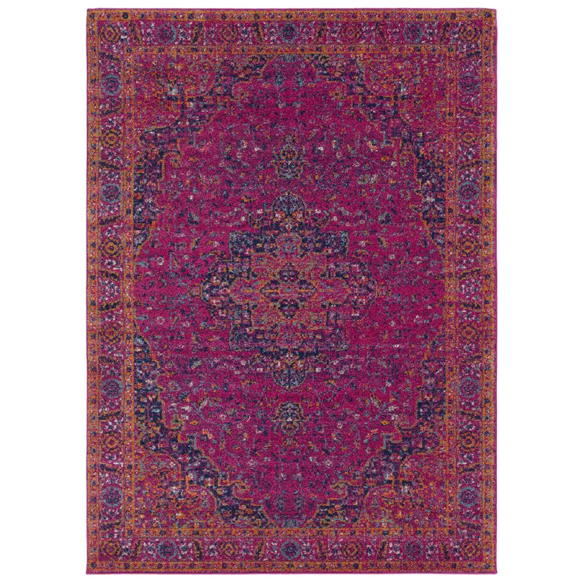 Livabliss Harput HAP-1008 3'10" x 5'7" Garnet, Orange and Teal Area Rug ...