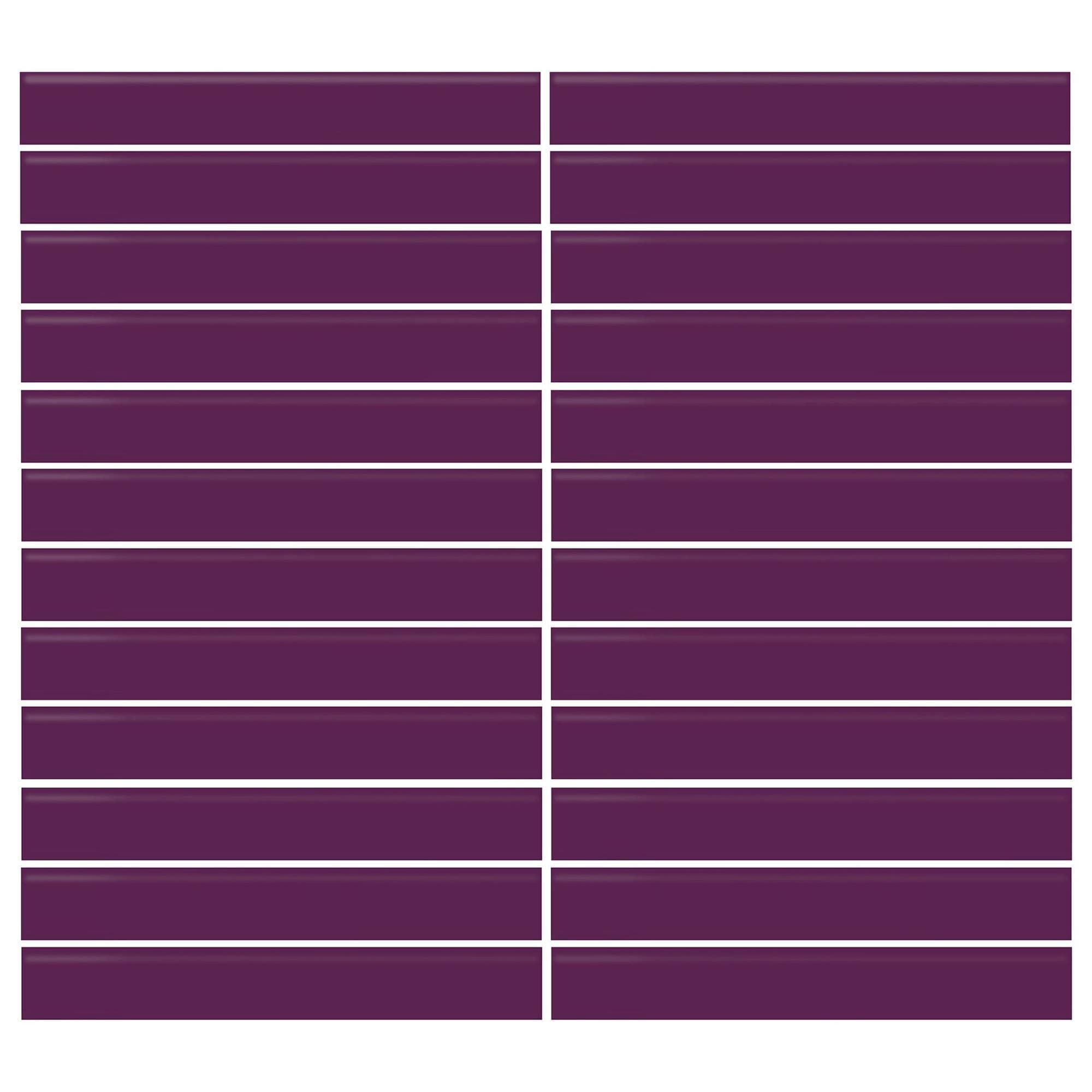 Dal-Tile Color Wheel Plum Crazy 12" x 10" Ceramic Mosaic Sheet