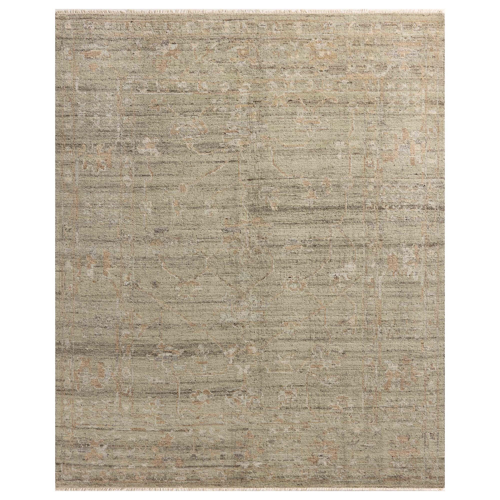 Magnolia Home Abigail 2'6" x 8'6" Green and Multicolor Runner