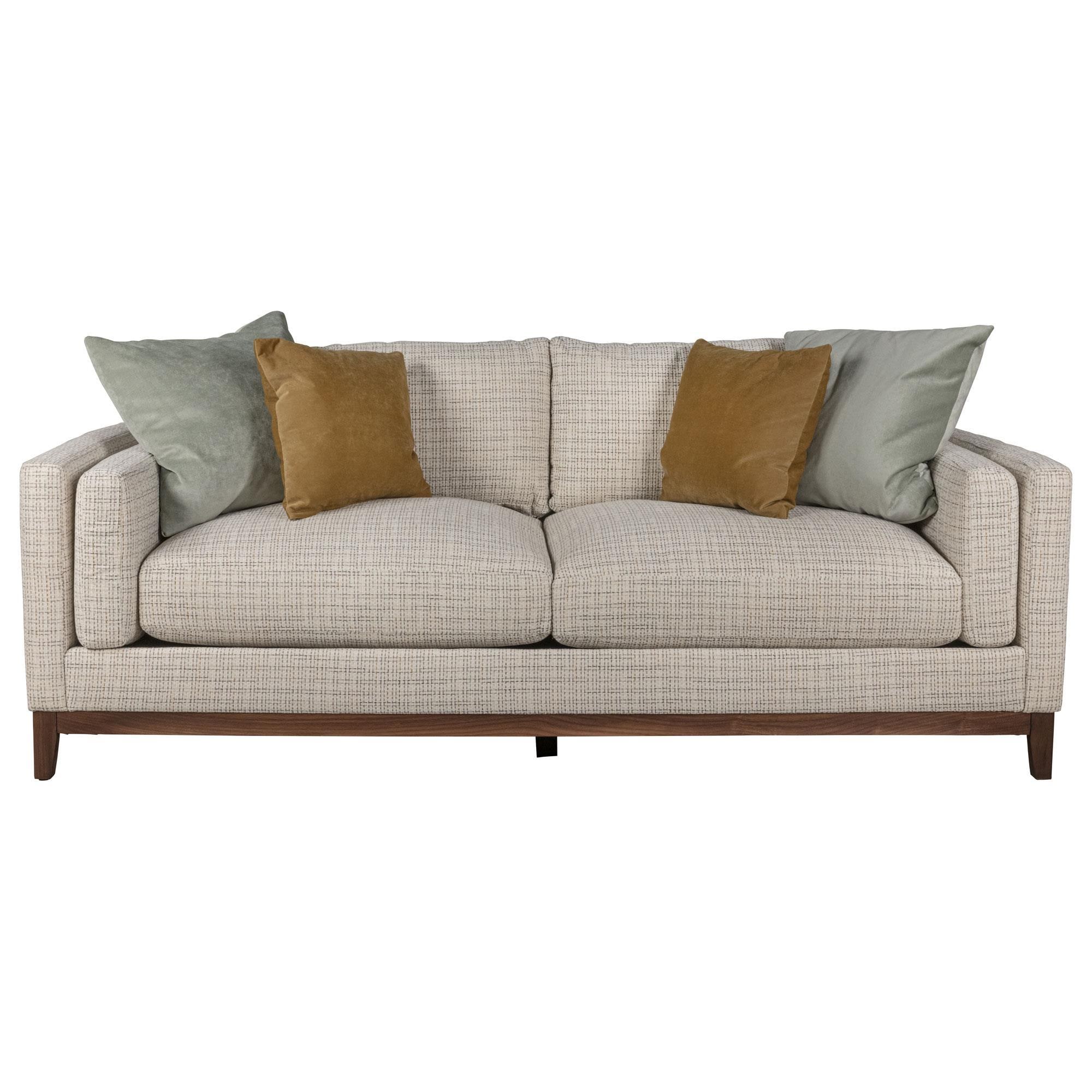 Jonathan Louis Kelsey Stationary Estate Sofa in Common Thread Eucalyptus