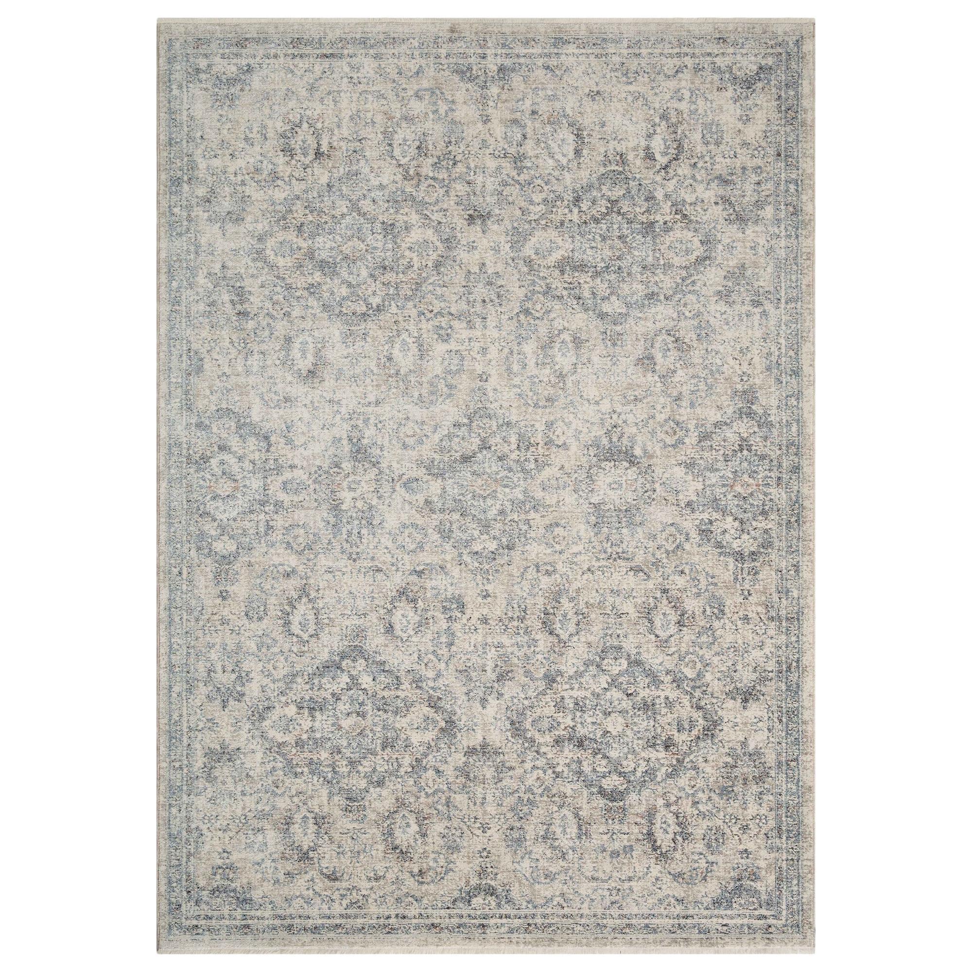 Amber Lewis x Loloi Zuma 9'6" x 13'1" Pebble and Stone Area Rug