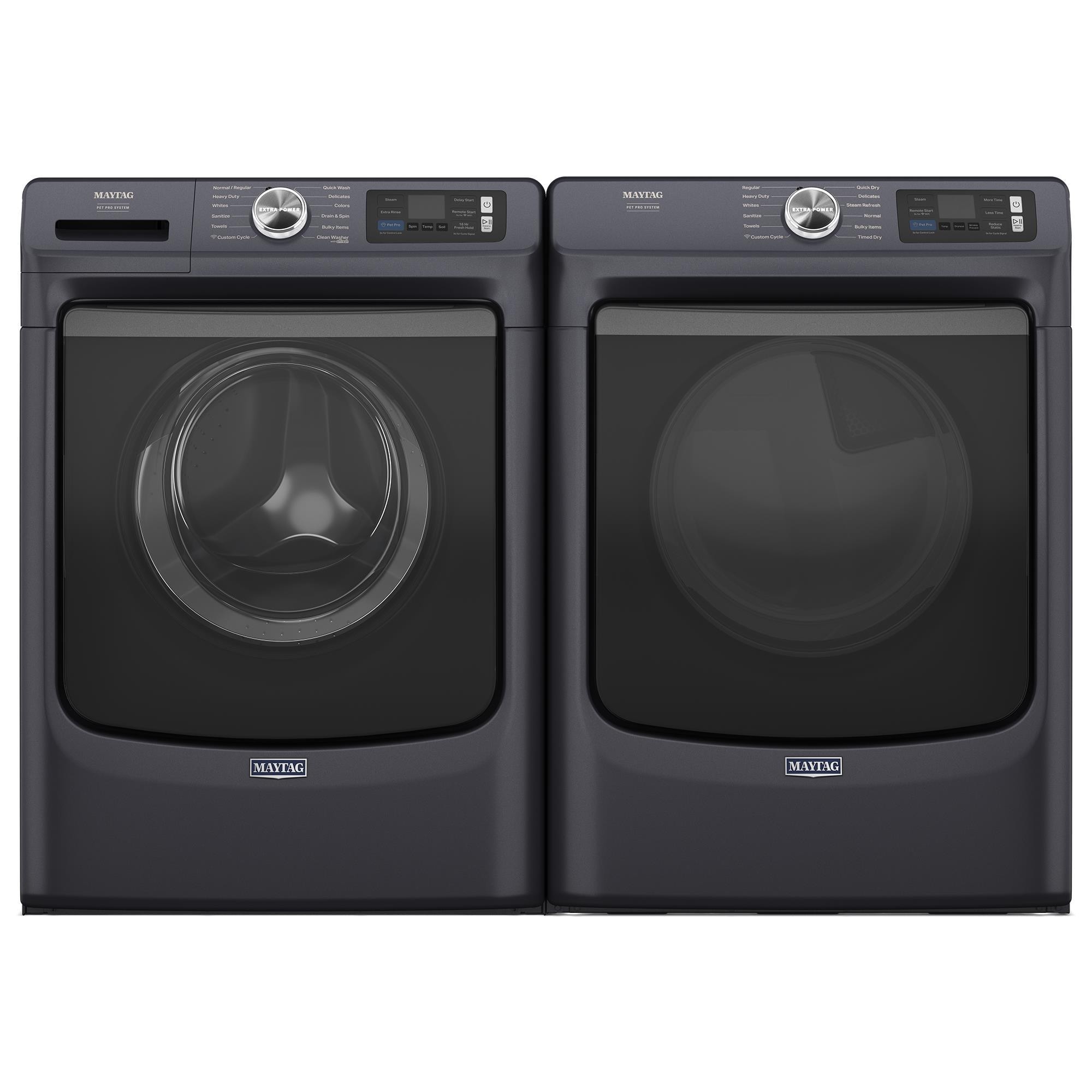 Maytag Maytag 5 Cu. Ft. Capacity Front Load Washer and Maytag 7.3 Cu ...