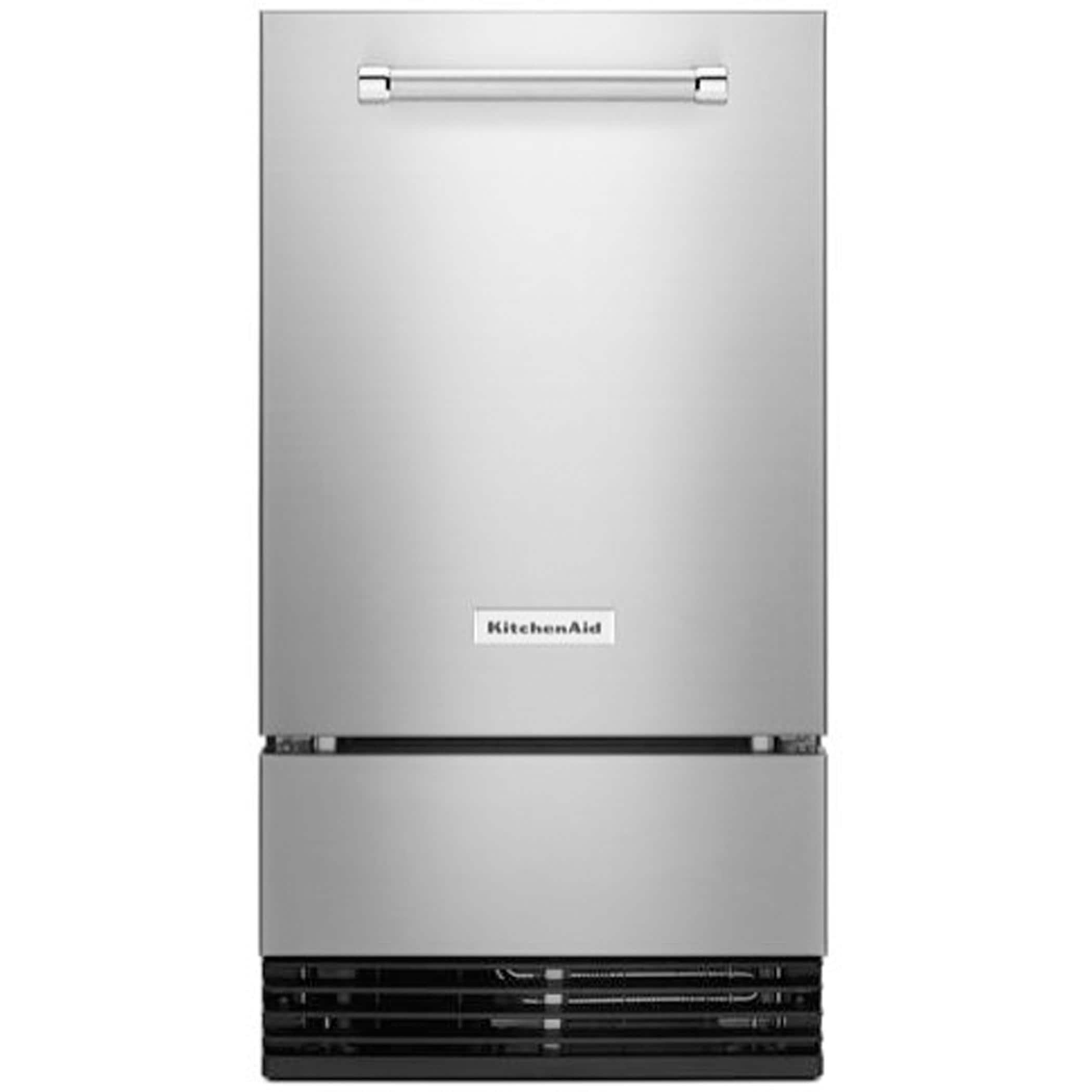 KitchenAid 18" Automatic Ice Maker with PrintShield Finish in Stainless ...